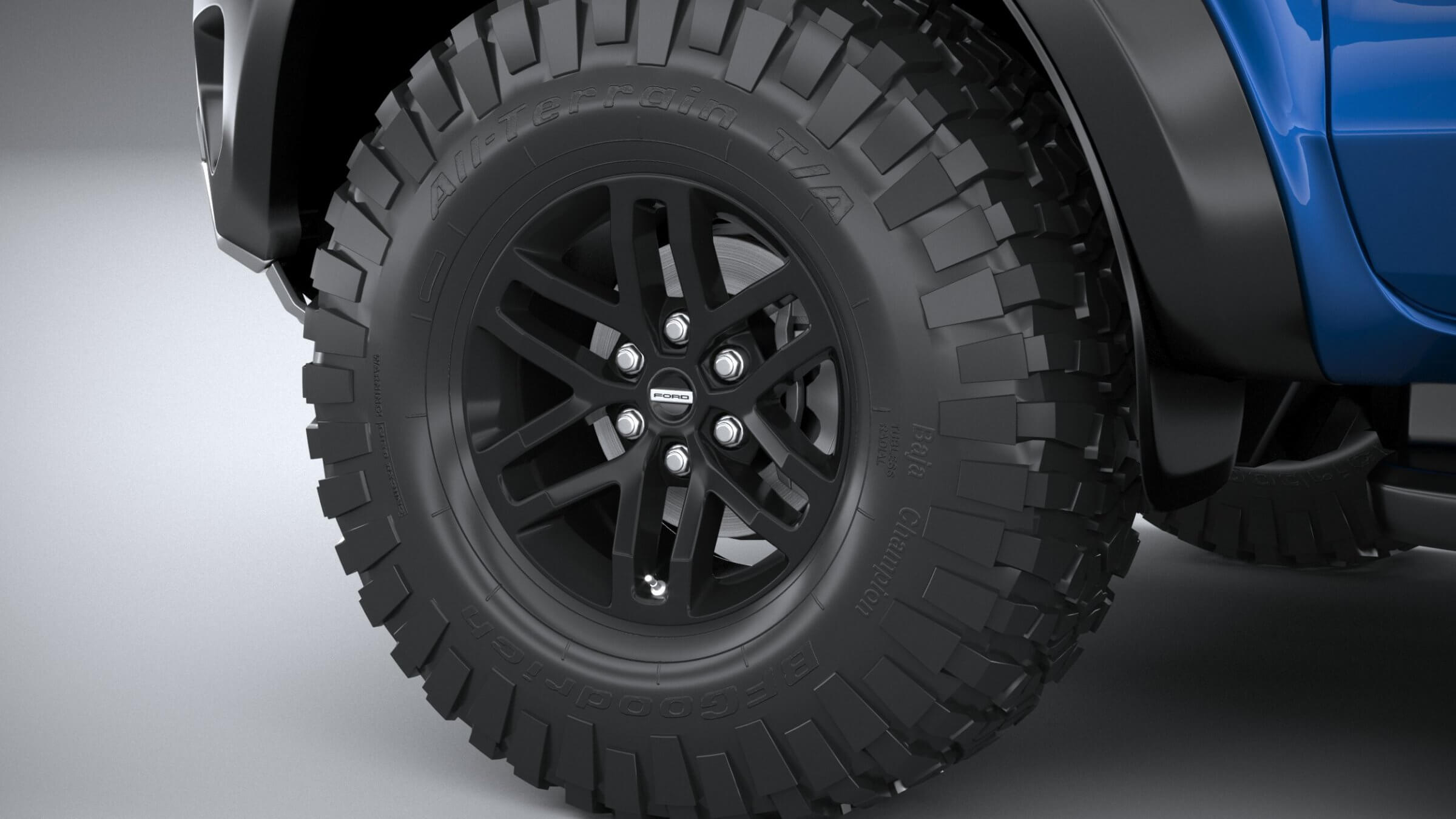 Ford Ranger Raptor Single Cab 2019 - 3D Model by SQUIR