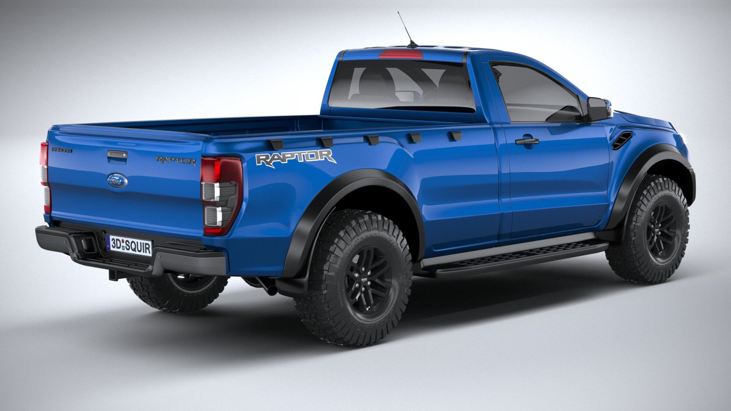 Ford Ranger Raptor Single Cab 2019 - 3D Model by SQUIR