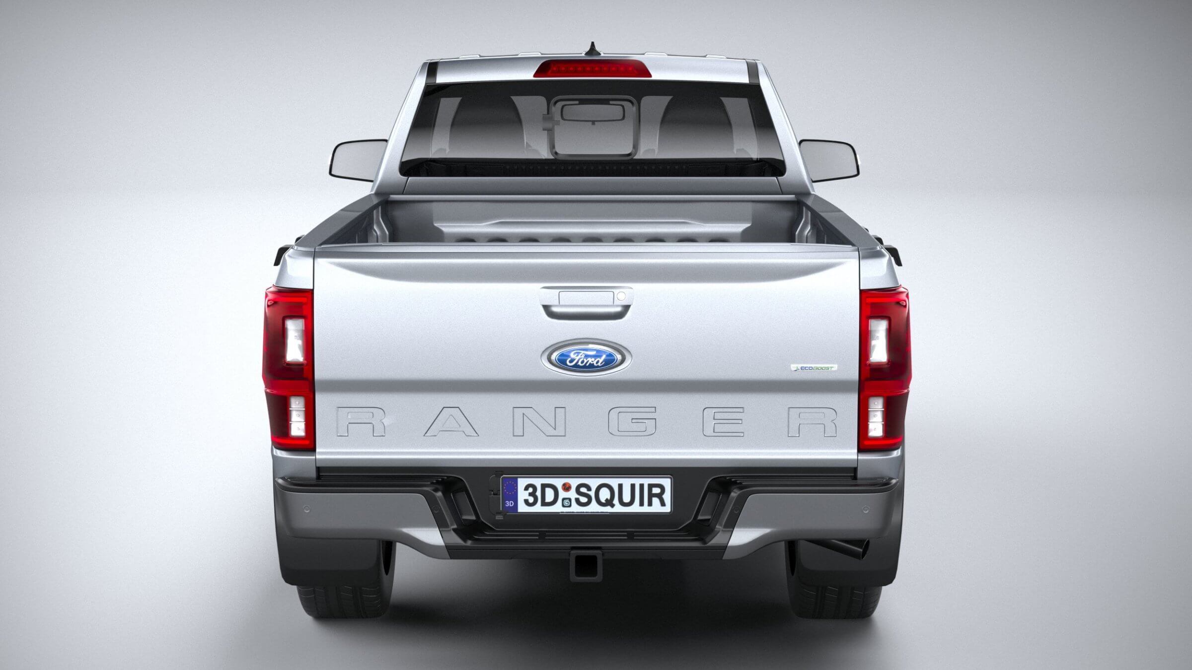 Ford Ranger Single Cab 2019 - 3D Model by SQUIR
