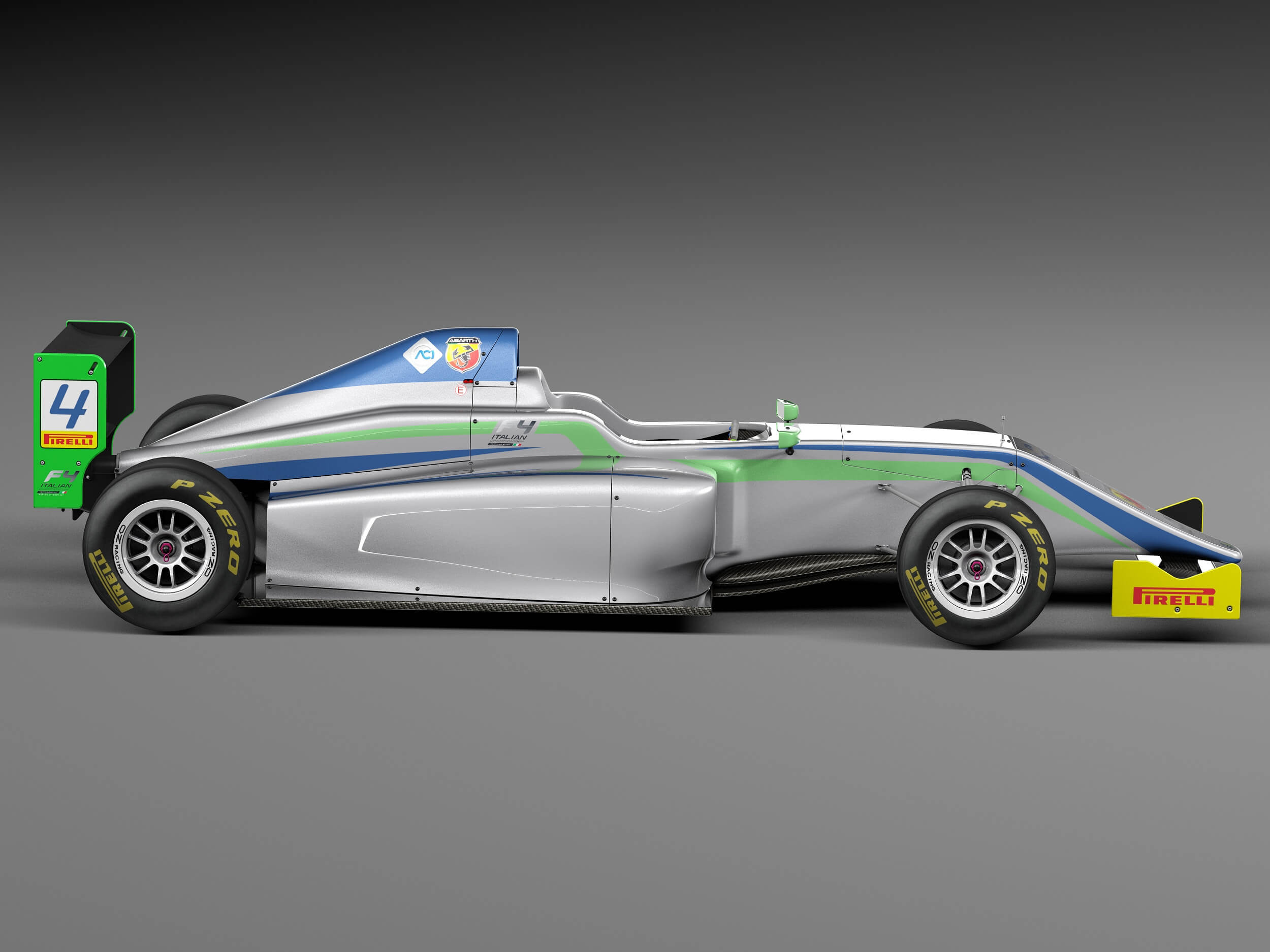 Formula 4 Tatuus 2014 - 3D Model by SQUIR