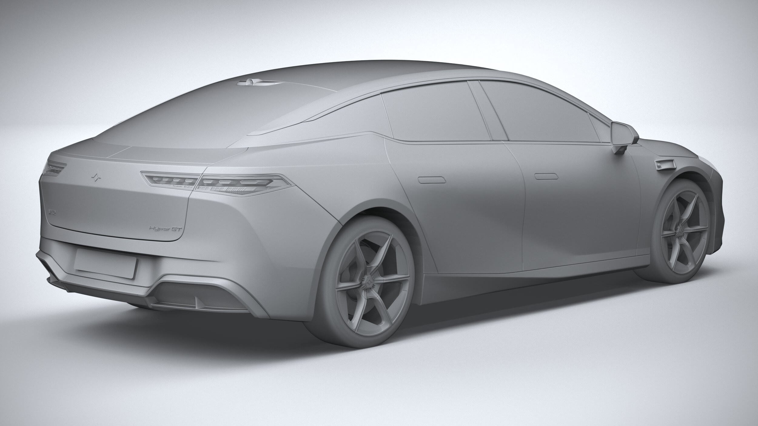 GAC AION Hyper GT 2024 - 3D Model by SQUIR