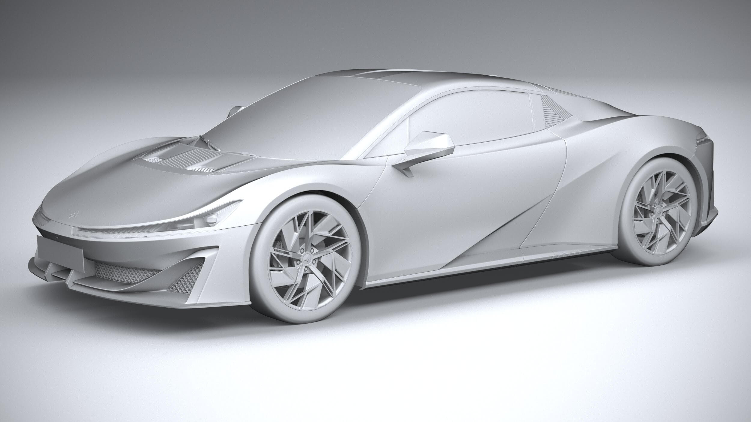 GAC AION Hyper SSR 2024 - 3D Model by SQUIR