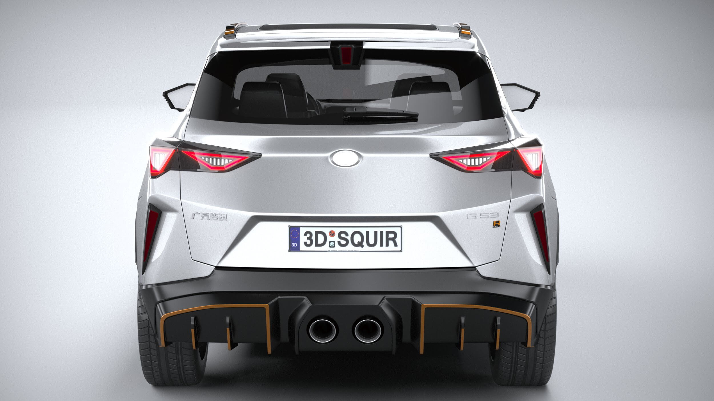 GAC GS3 2023 R Style - 3D Model by SQUIR