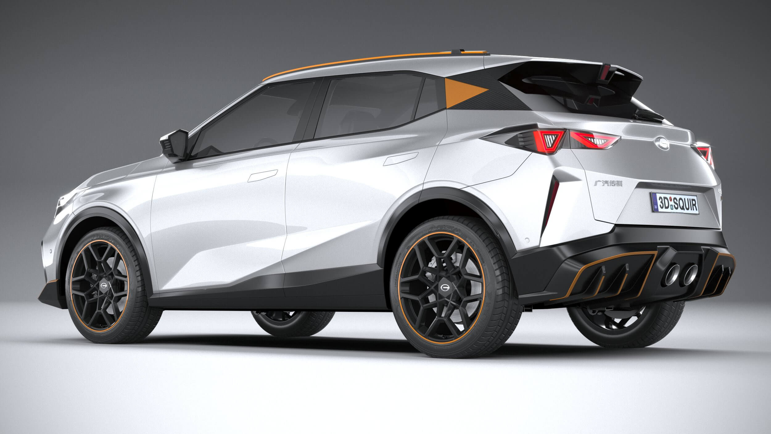 GAC GS3 2023 R Style - 3D Model by SQUIR