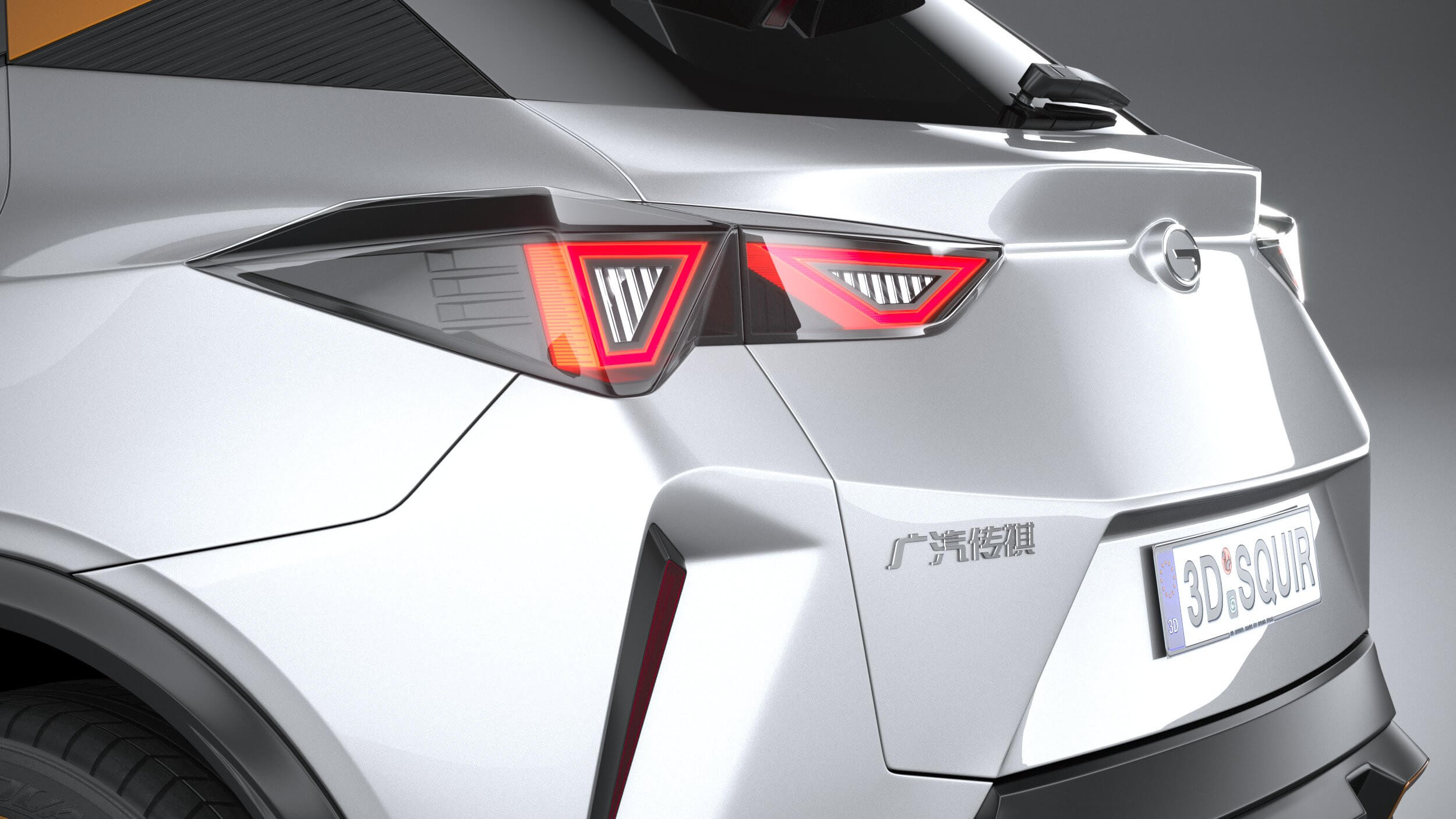 GAC GS3 2023 R Style - 3D Model by SQUIR