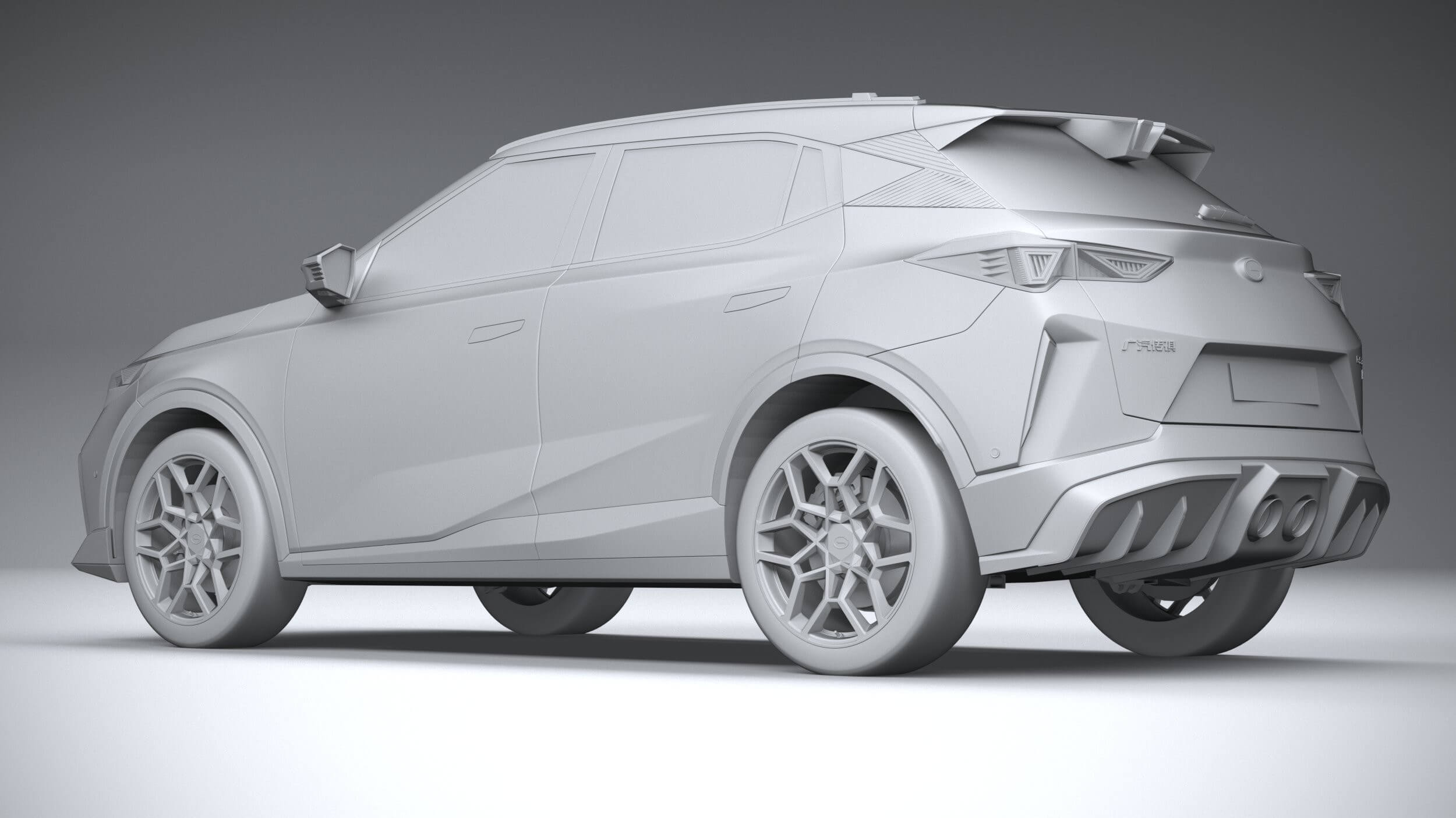 GAC GS3 2023 R Style - 3D Model by SQUIR