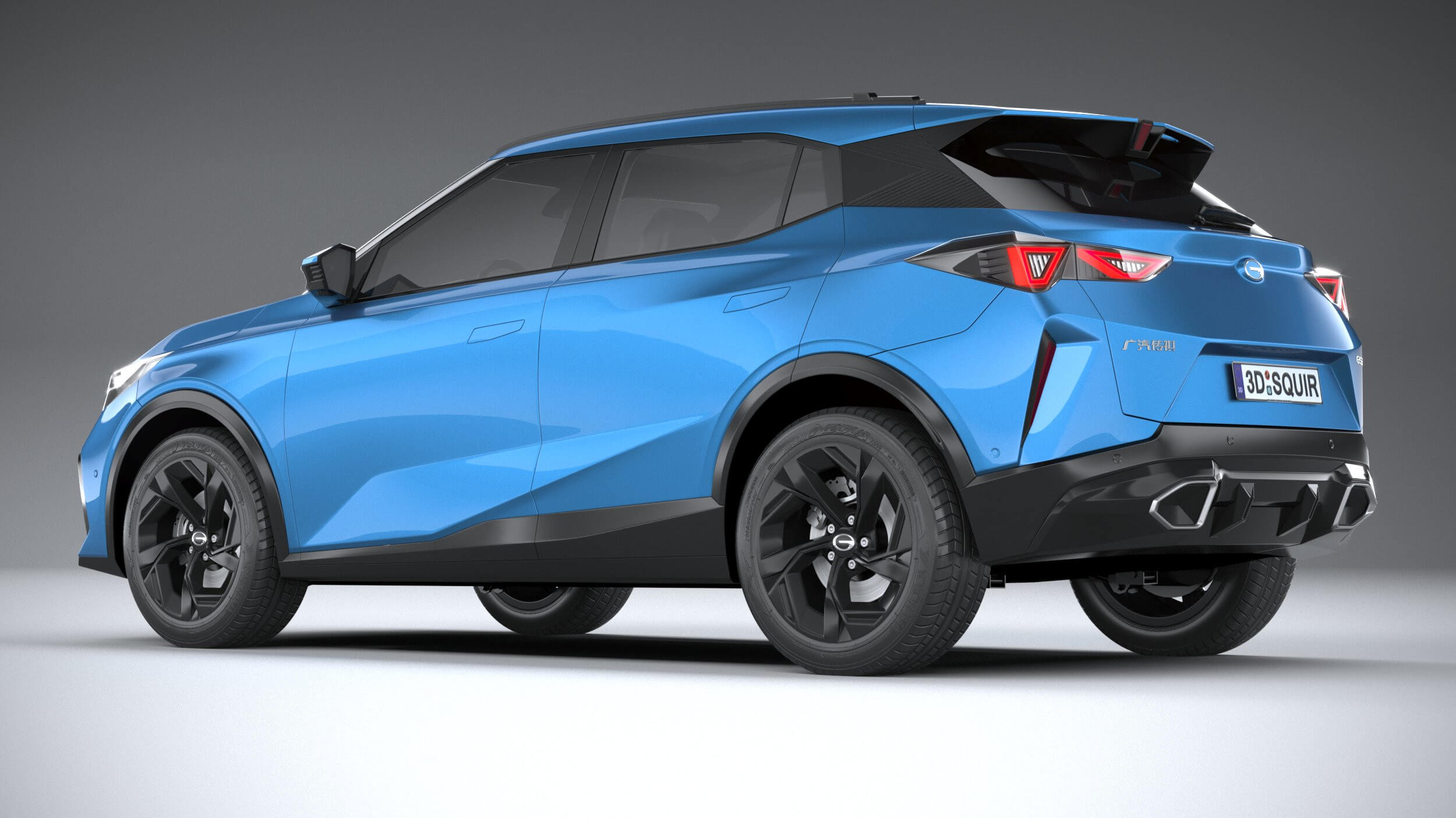 GAC GS3 2023 - 3D Model by SQUIR