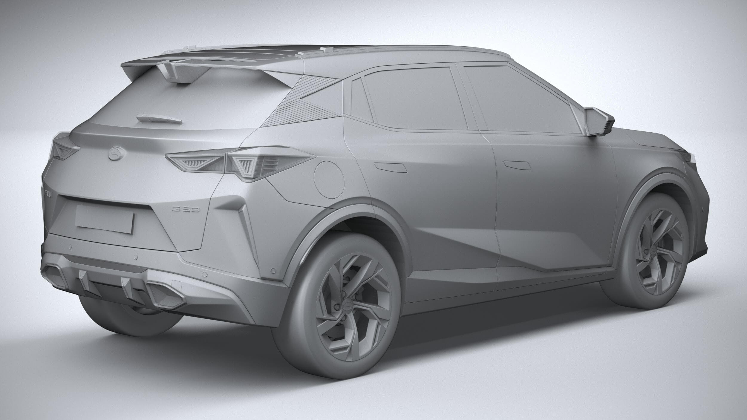 GAC GS3 2023 - 3D Model by SQUIR