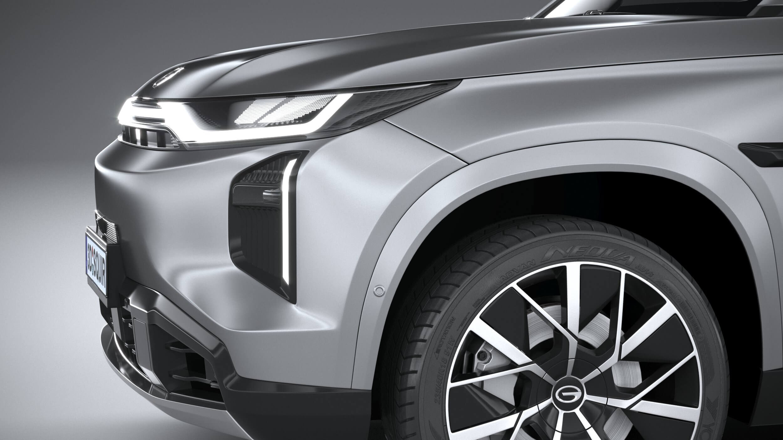 GAC S7 2026 3d model by SQUIR