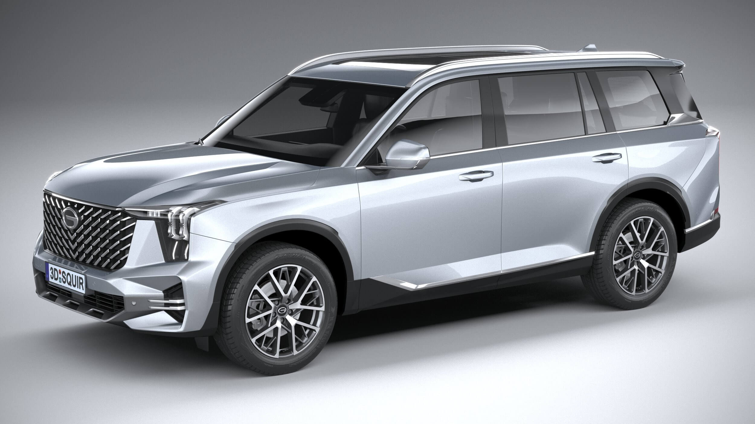 GAC Trumpchi GS8 2022 - 3D Model by SQUIR