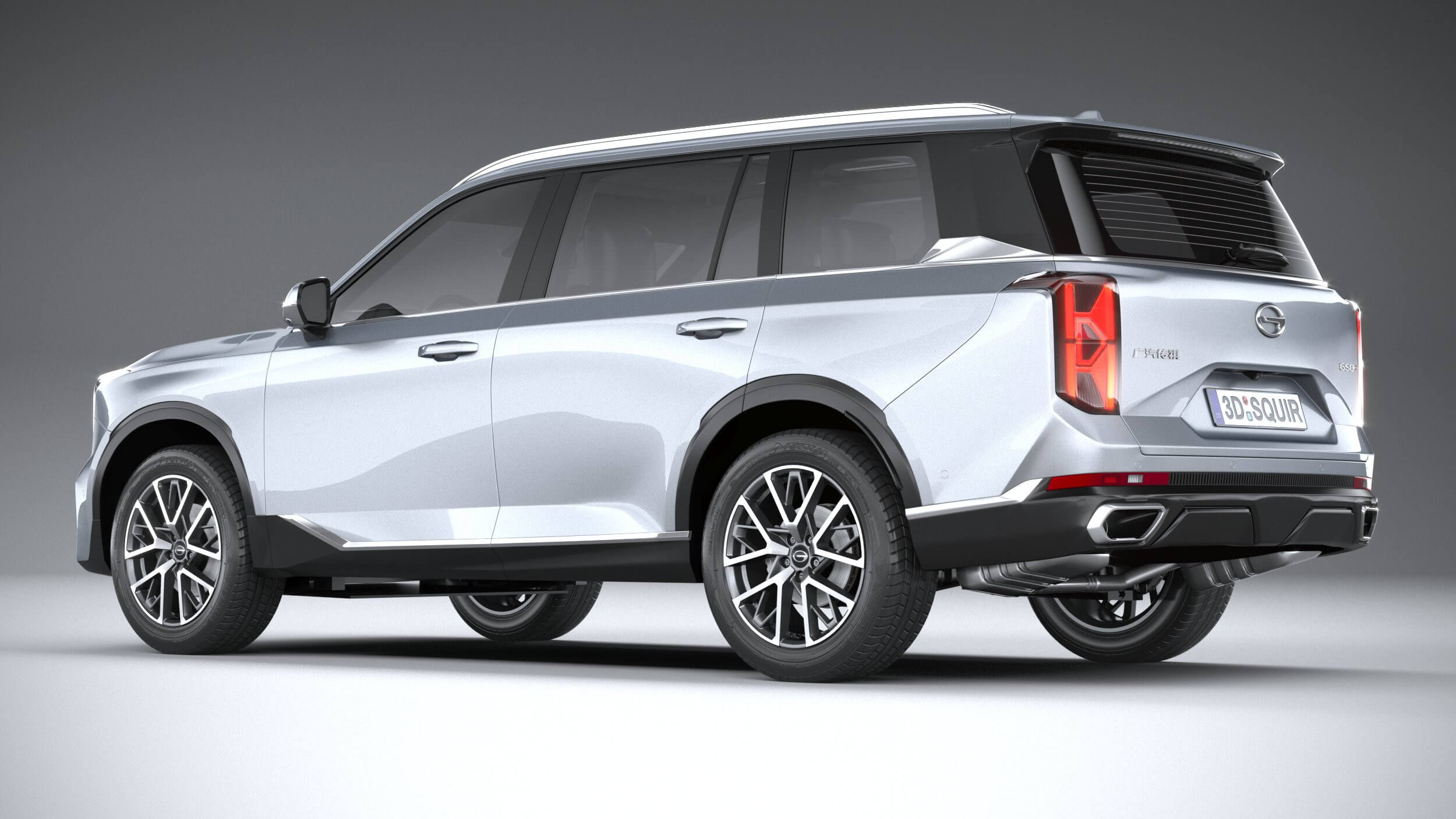 GAC Trumpchi GS8 2022 - 3D Model by SQUIR