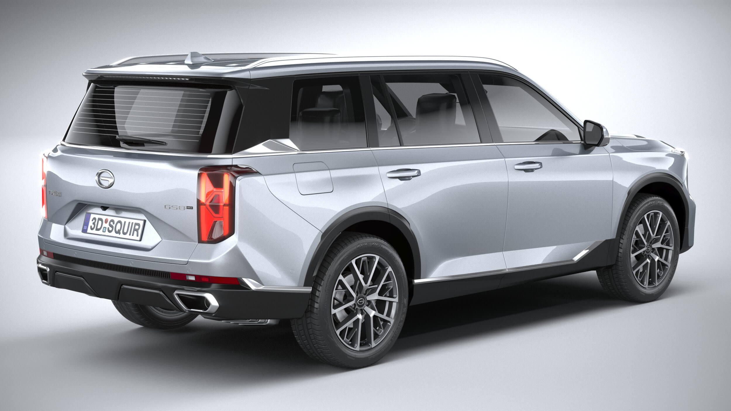 GAC Trumpchi GS8 2022 - 3D Model by SQUIR