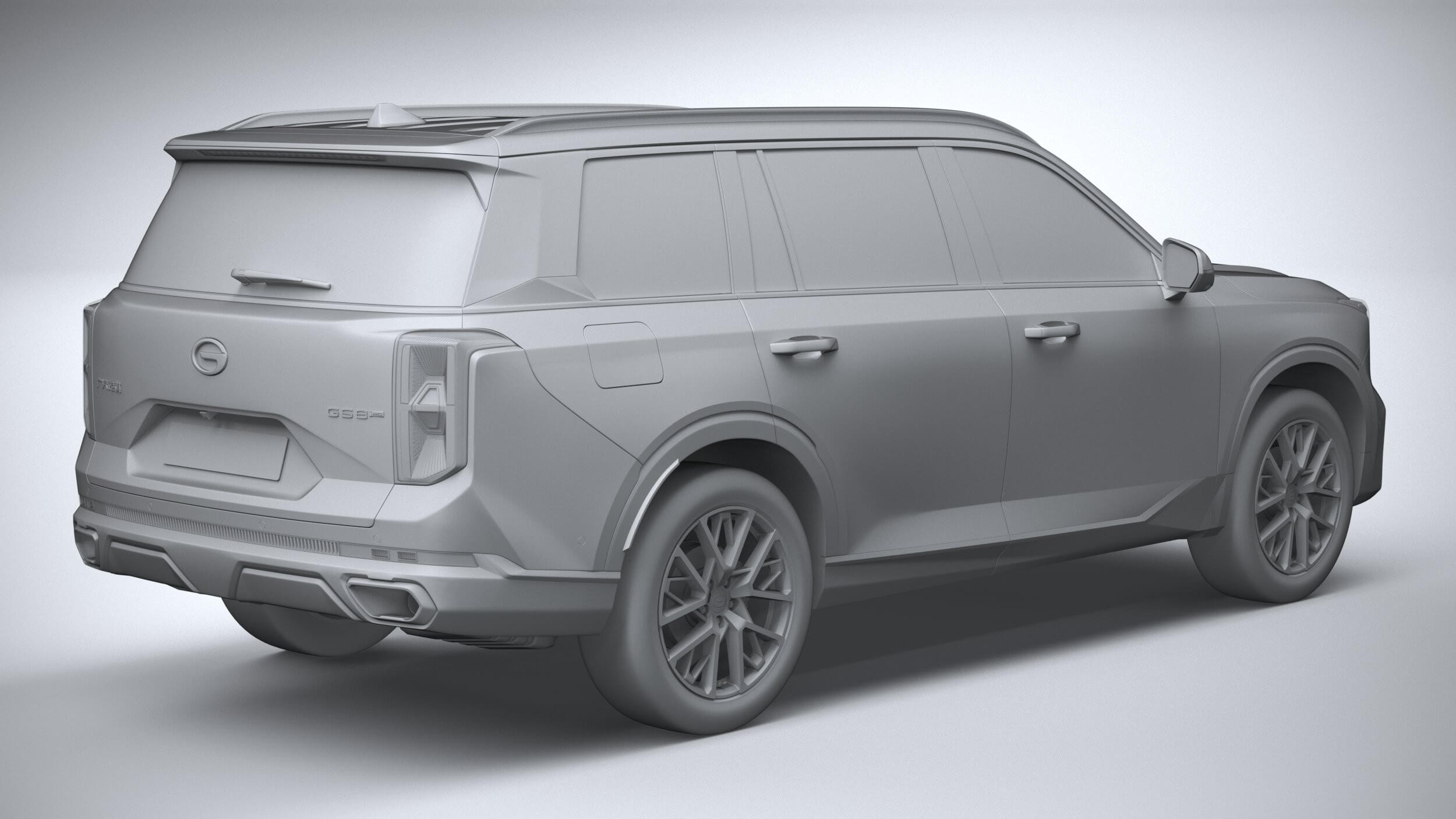 GAC Trumpchi GS8 2022 - 3D Model by SQUIR