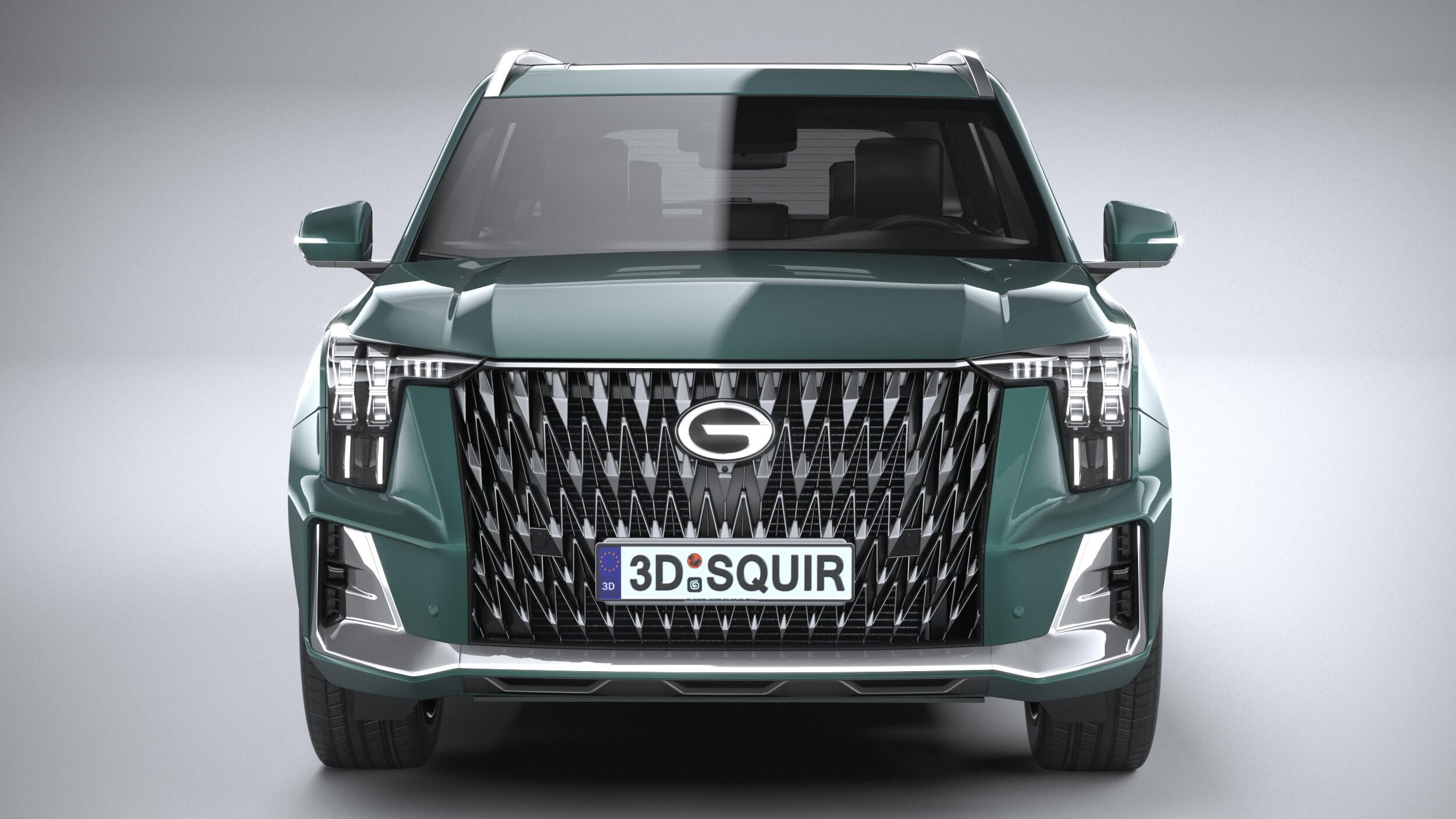 GAC Trumpchi GS8 Hybrid 2022 - 3D Model by SQUIR