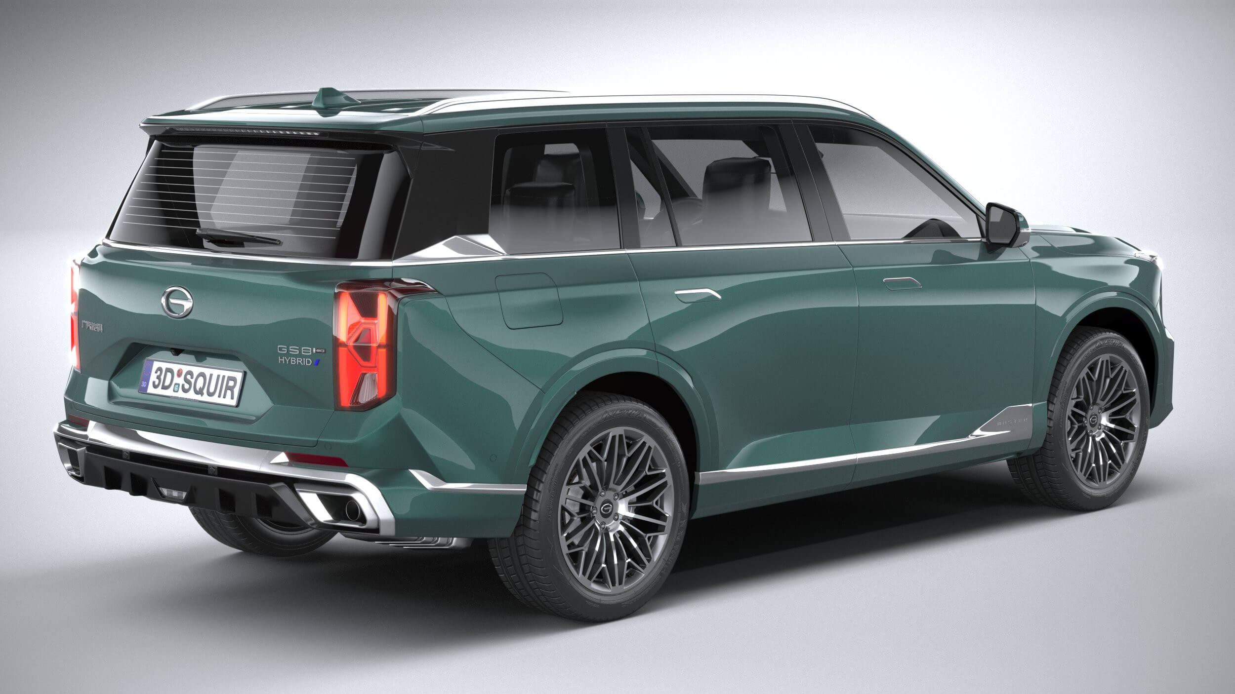 GAC Trumpchi GS8 Hybrid 2022 - 3D Model by SQUIR