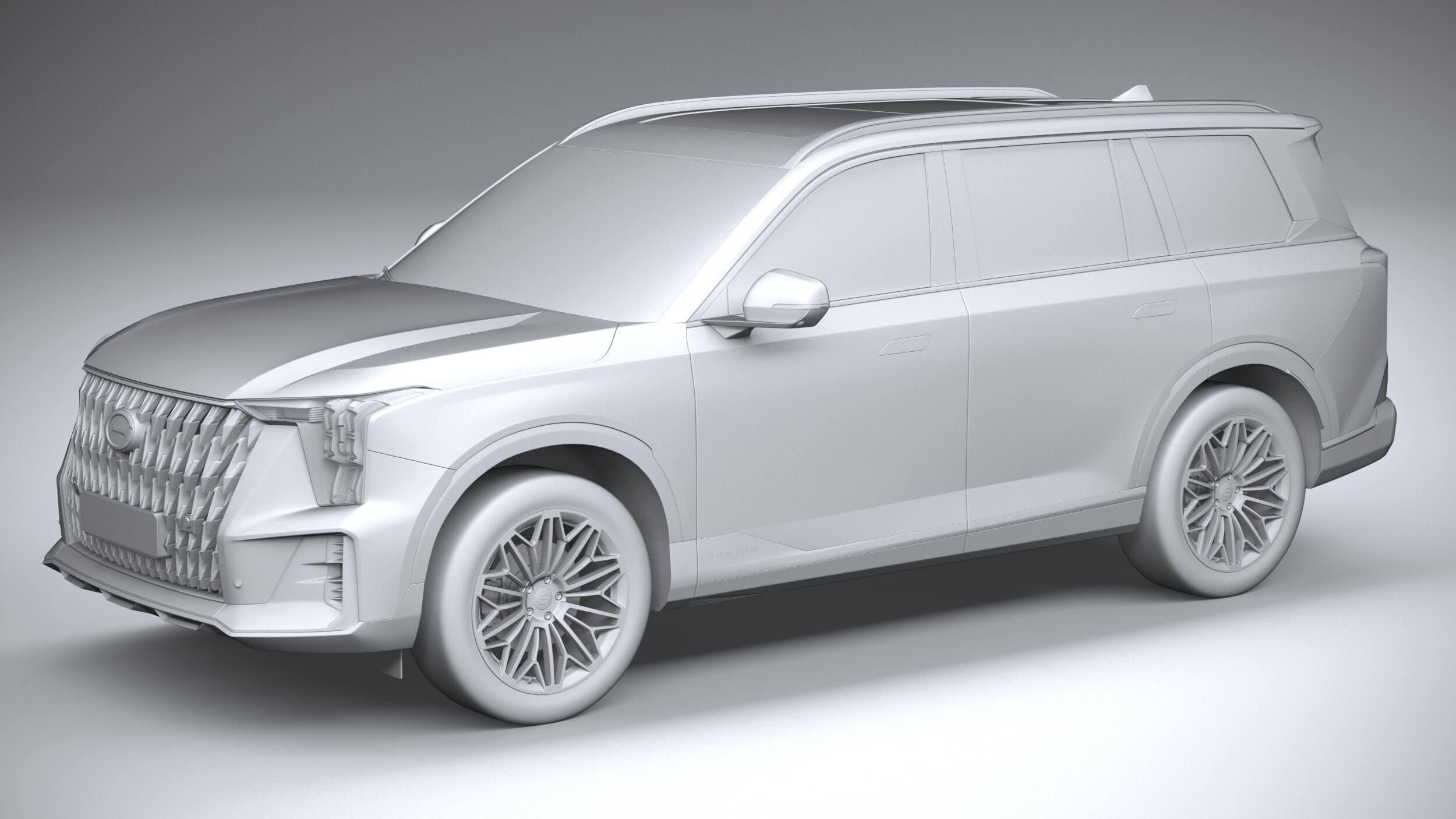 GAC Trumpchi GS8 Hybrid 2022 - 3D Model by SQUIR