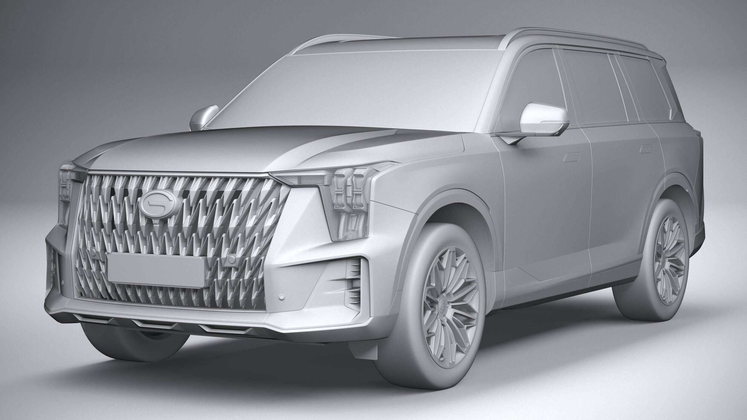 GAC Trumpchi GS8 Hybrid 2022 - 3D Model by SQUIR