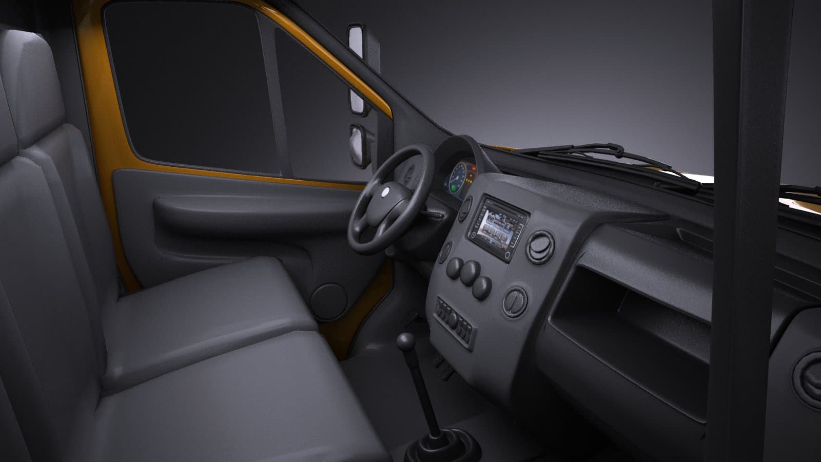 GAZ Ural Next 2015 Rotational Bus - 3D Model by SQUIR