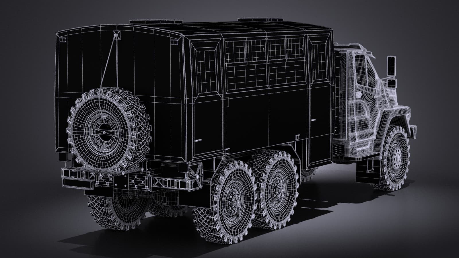 GAZ Ural Next 2015 Rotational Bus - 3D Model by SQUIR