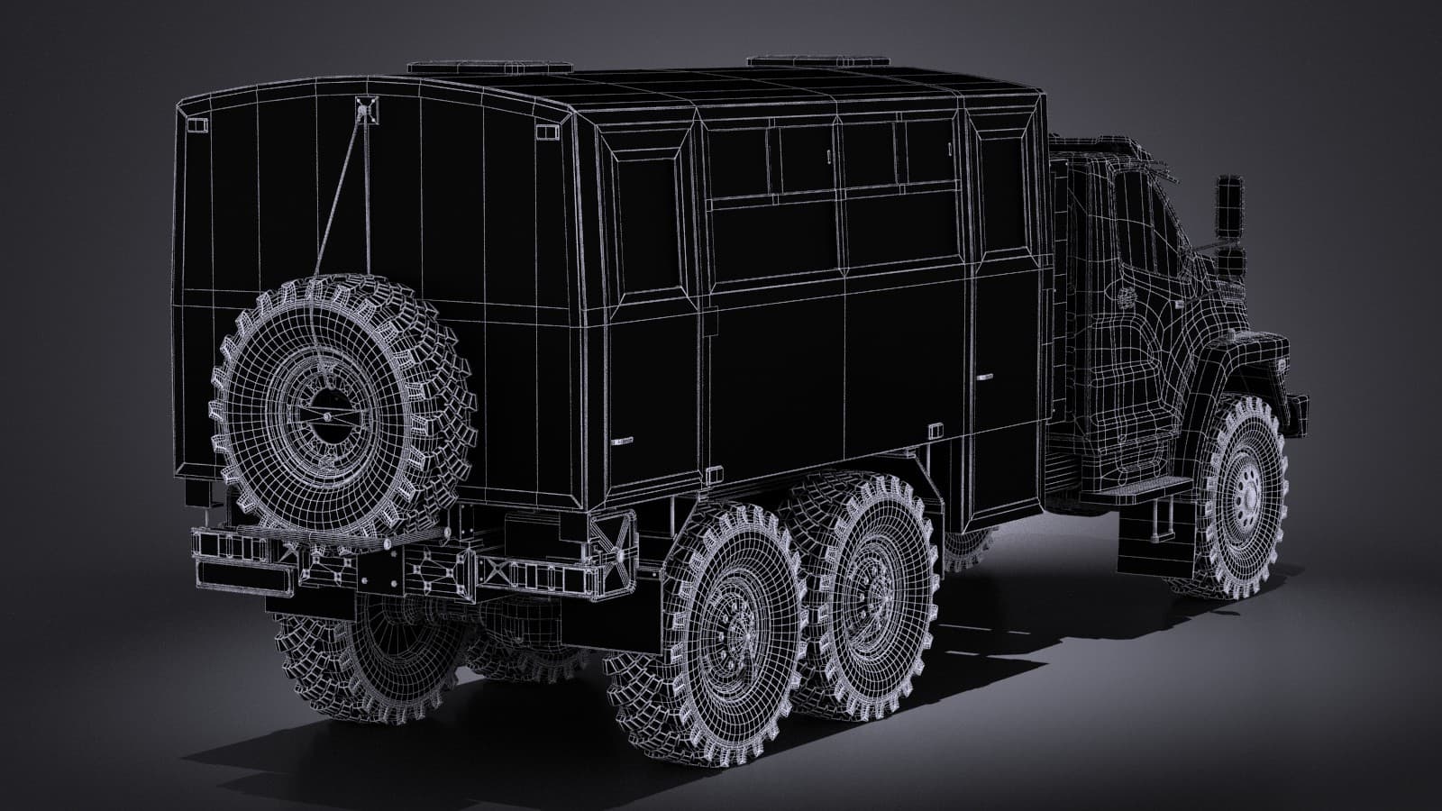 GAZ Ural Next 2015 Rotational Bus - 3D Model by SQUIR