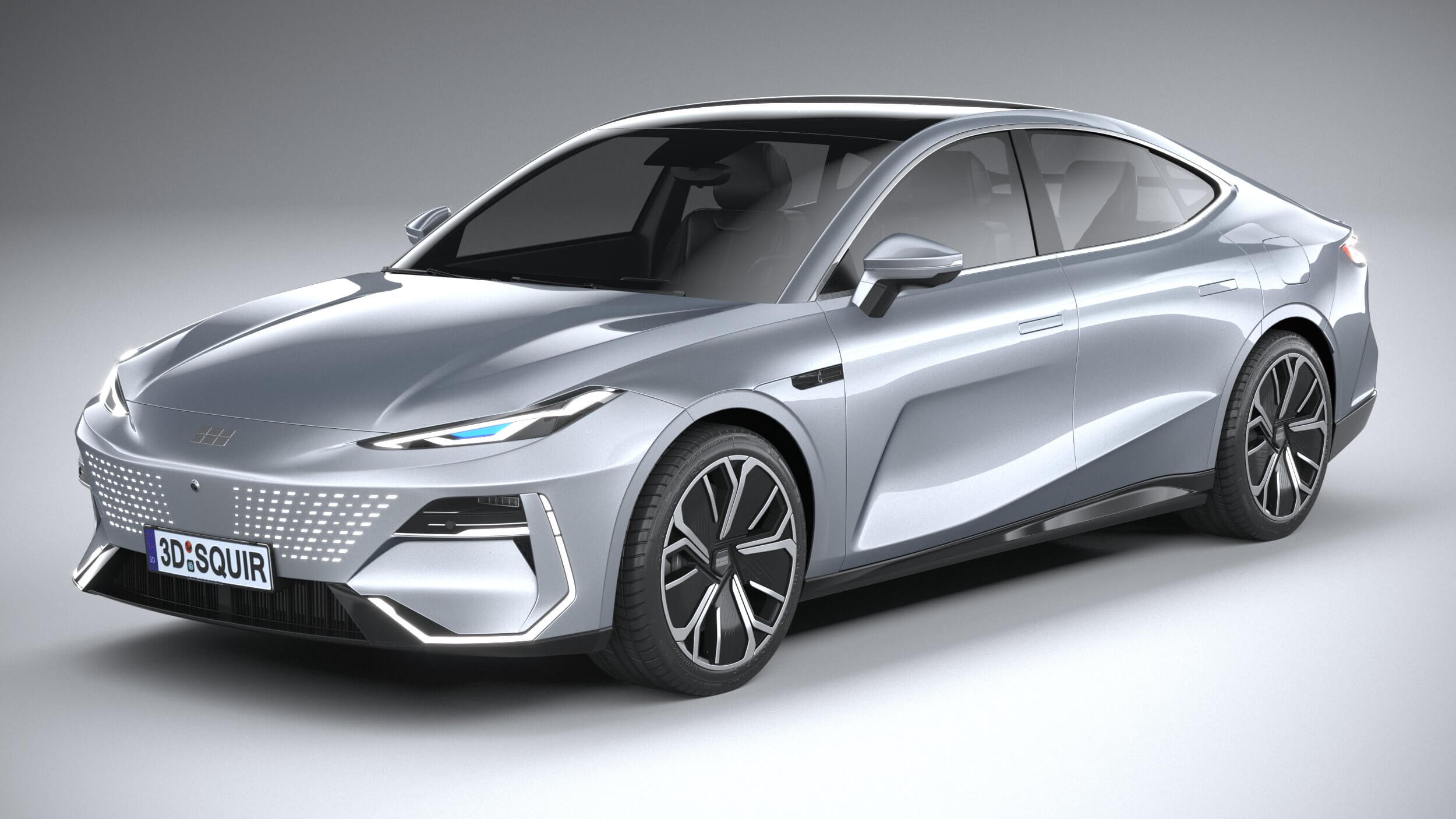 Geely Galaxy E8 2024 - 3D Model by SQUIR