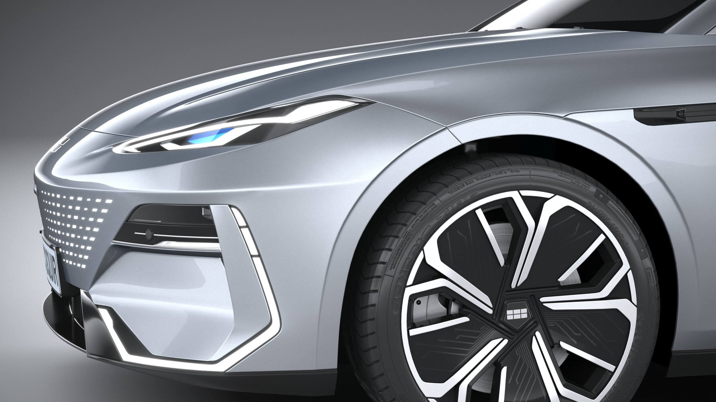 Geely Galaxy E8 2024 - 3D Model by SQUIR