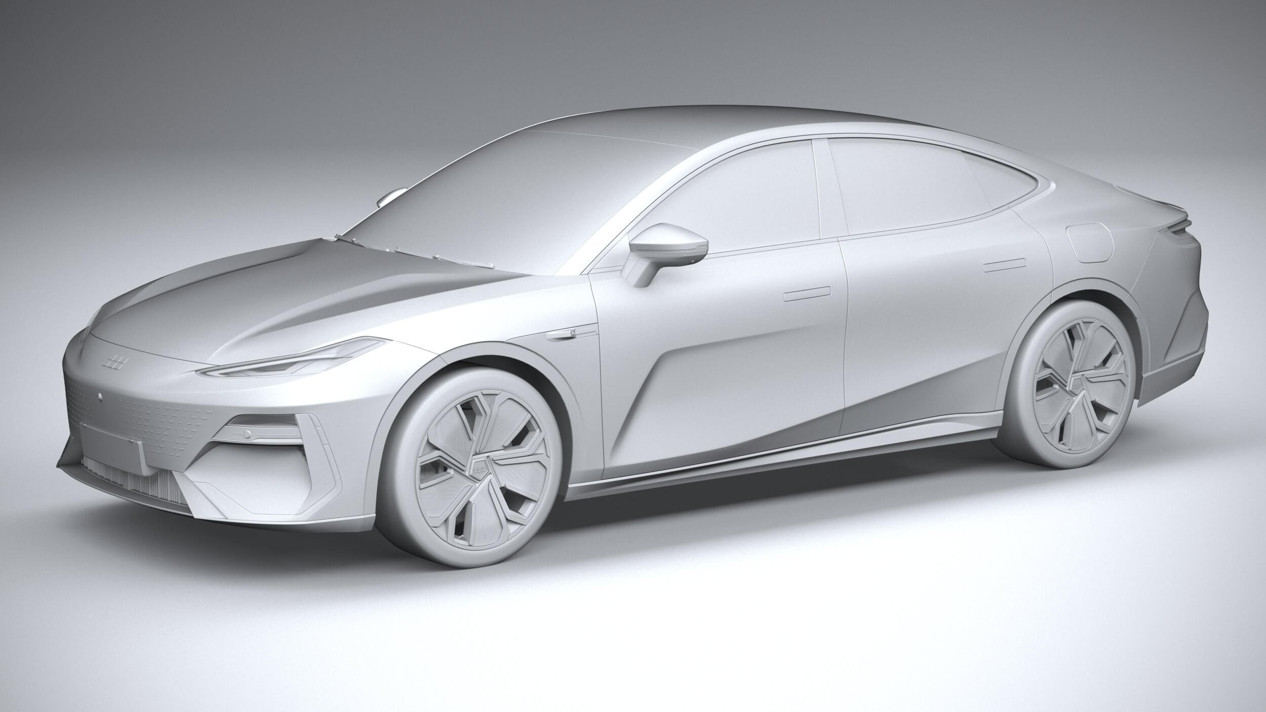 Geely Galaxy E8 2024 - 3D Model by SQUIR