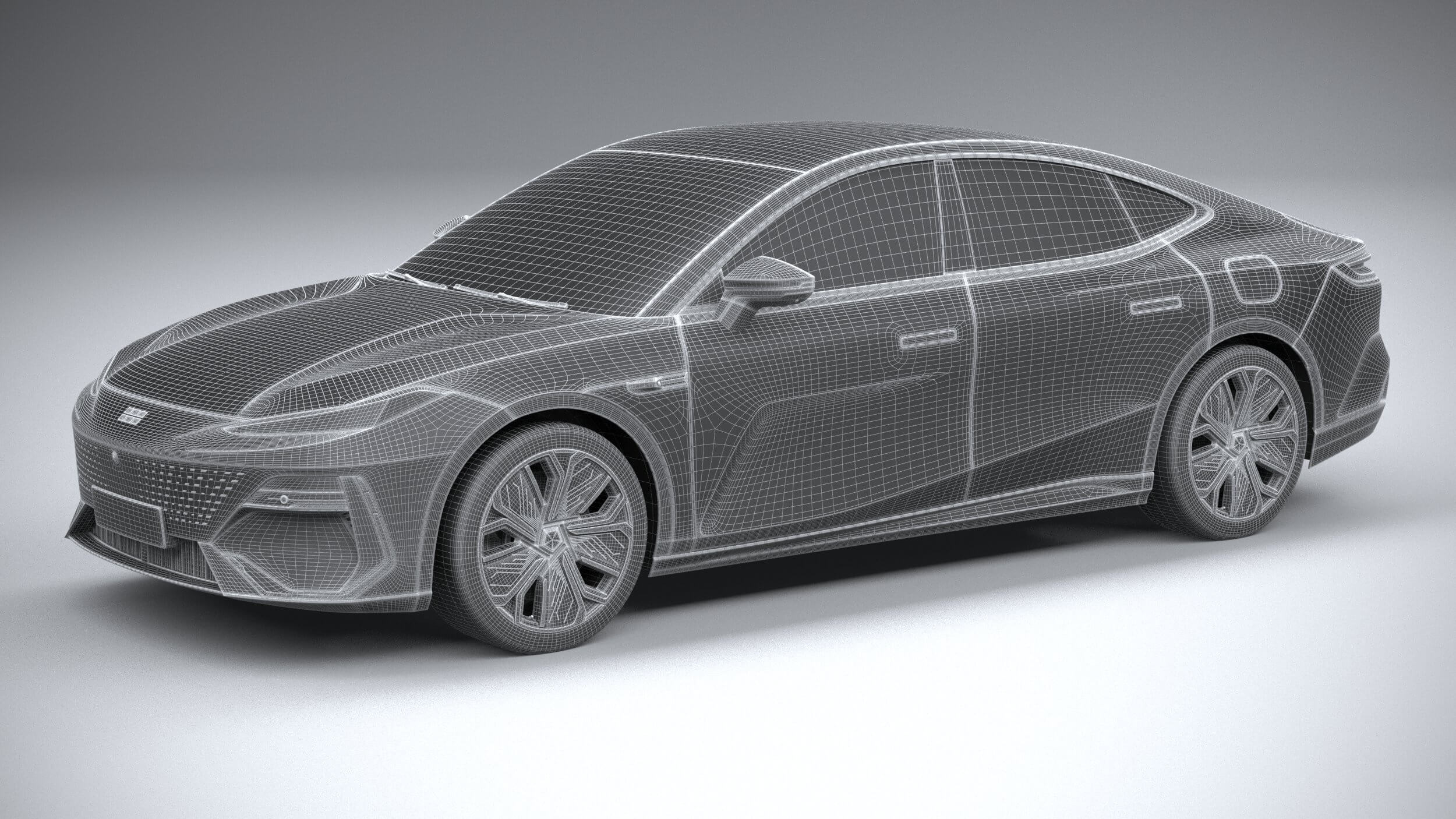 Geely Galaxy E8 2024 - 3D Model by SQUIR