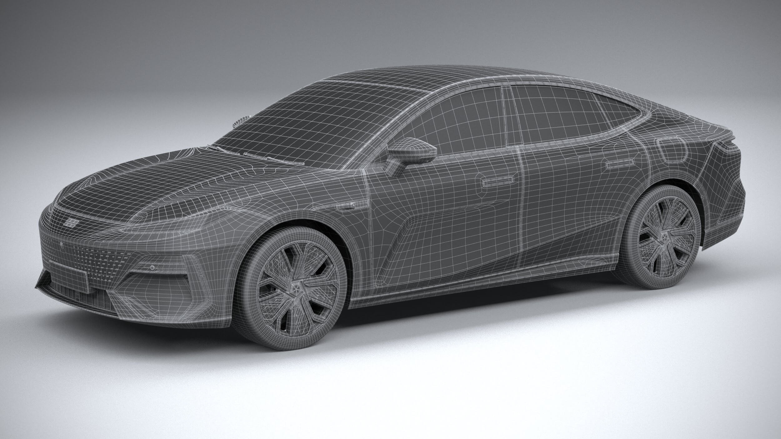 Geely Galaxy E8 2024 - 3D Model by SQUIR