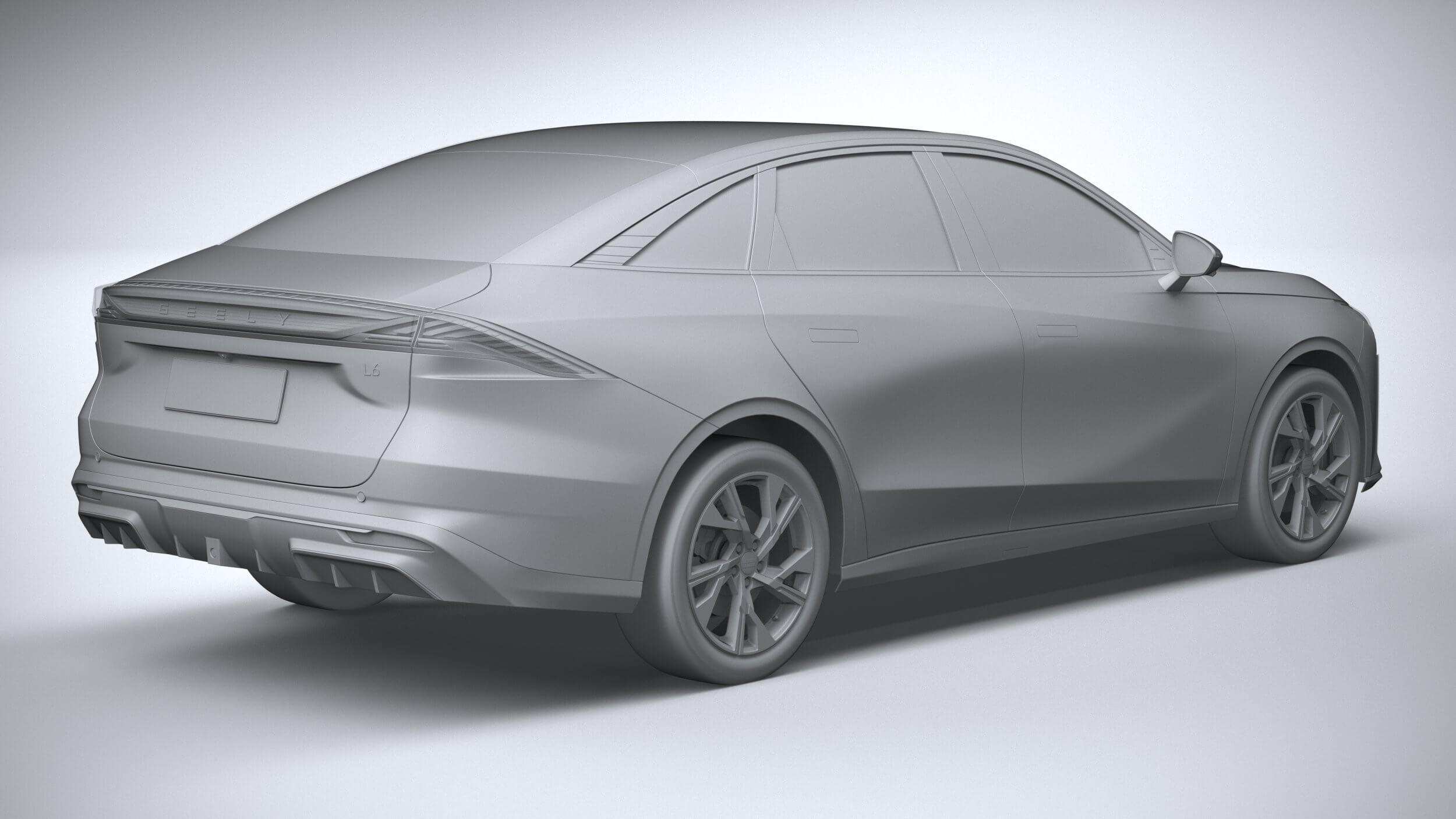 Geely Galaxy L6 2024 - 3D Model by SQUIR