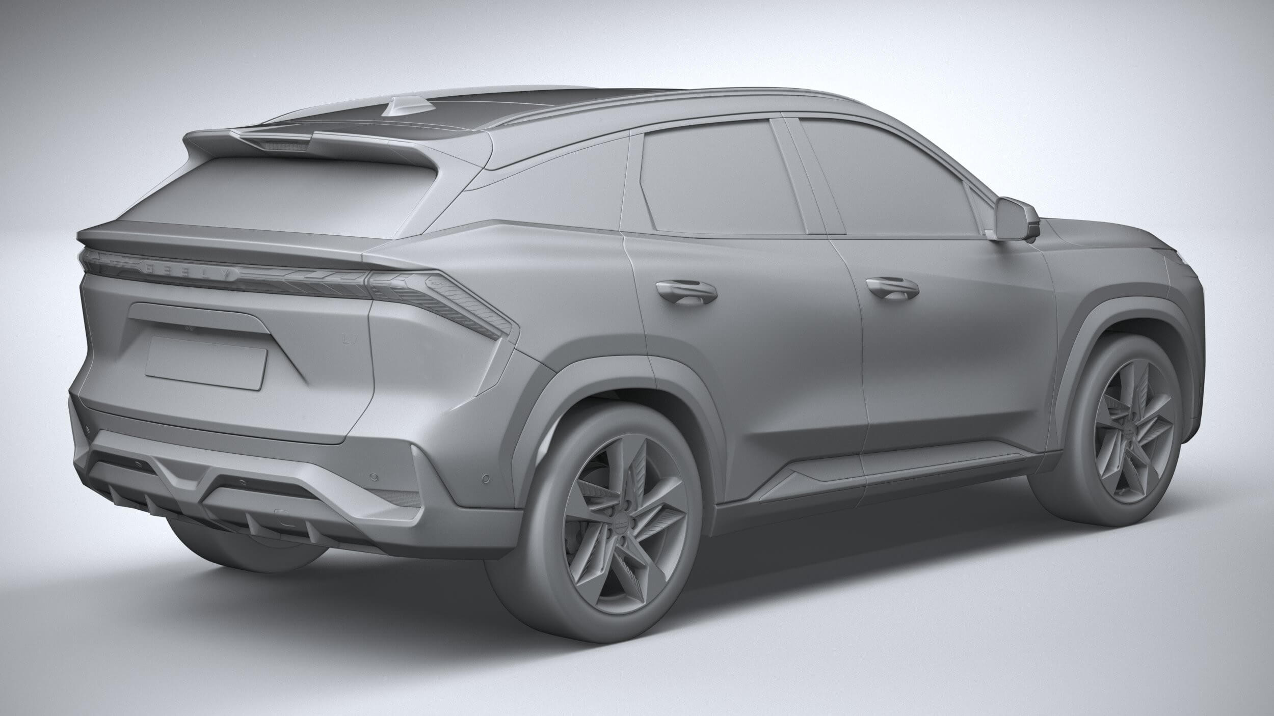 Geely Galaxy L7 2024 - 3D Model by SQUIR