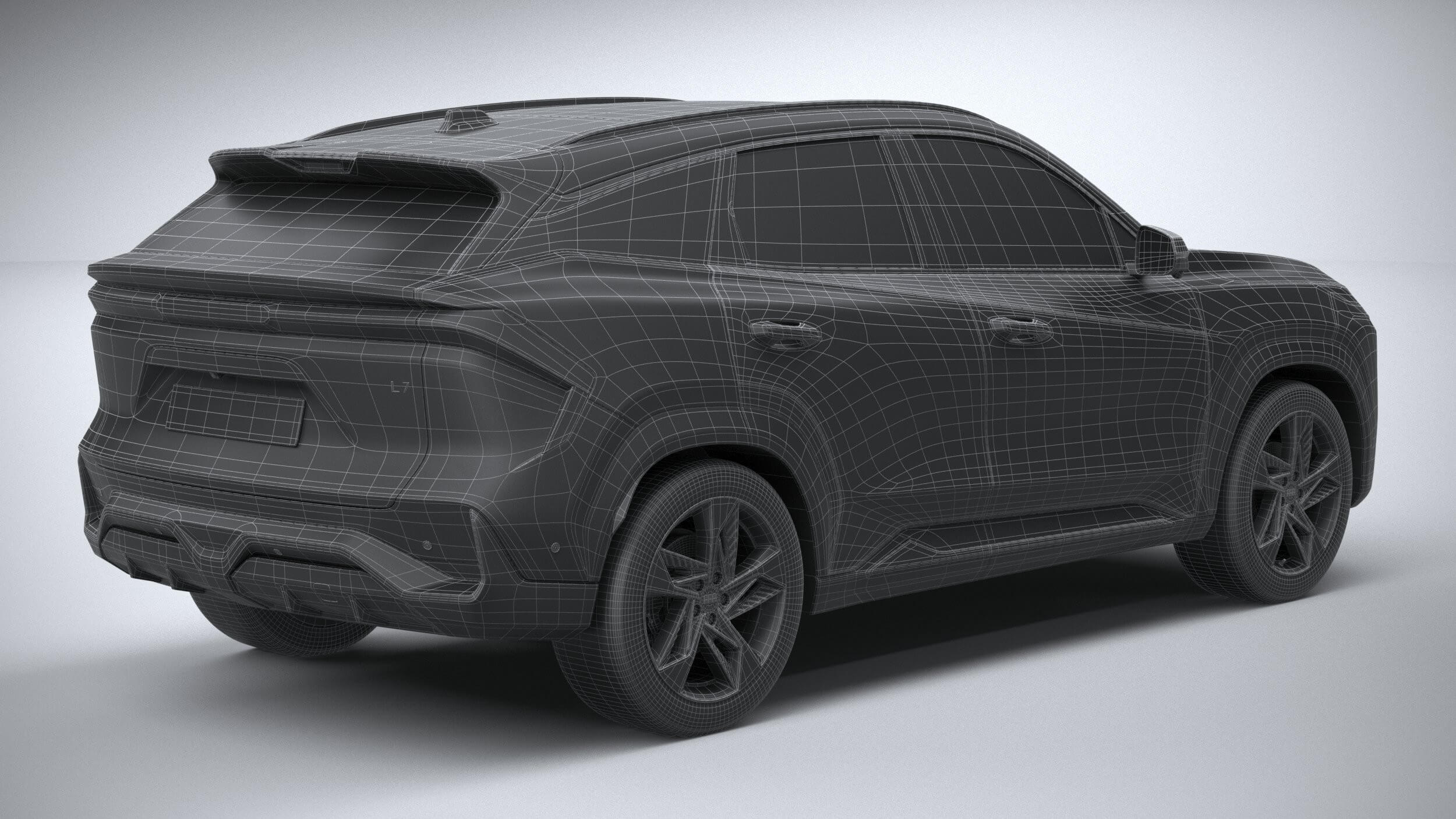 Geely Galaxy L7 2024 - 3D Model by SQUIR