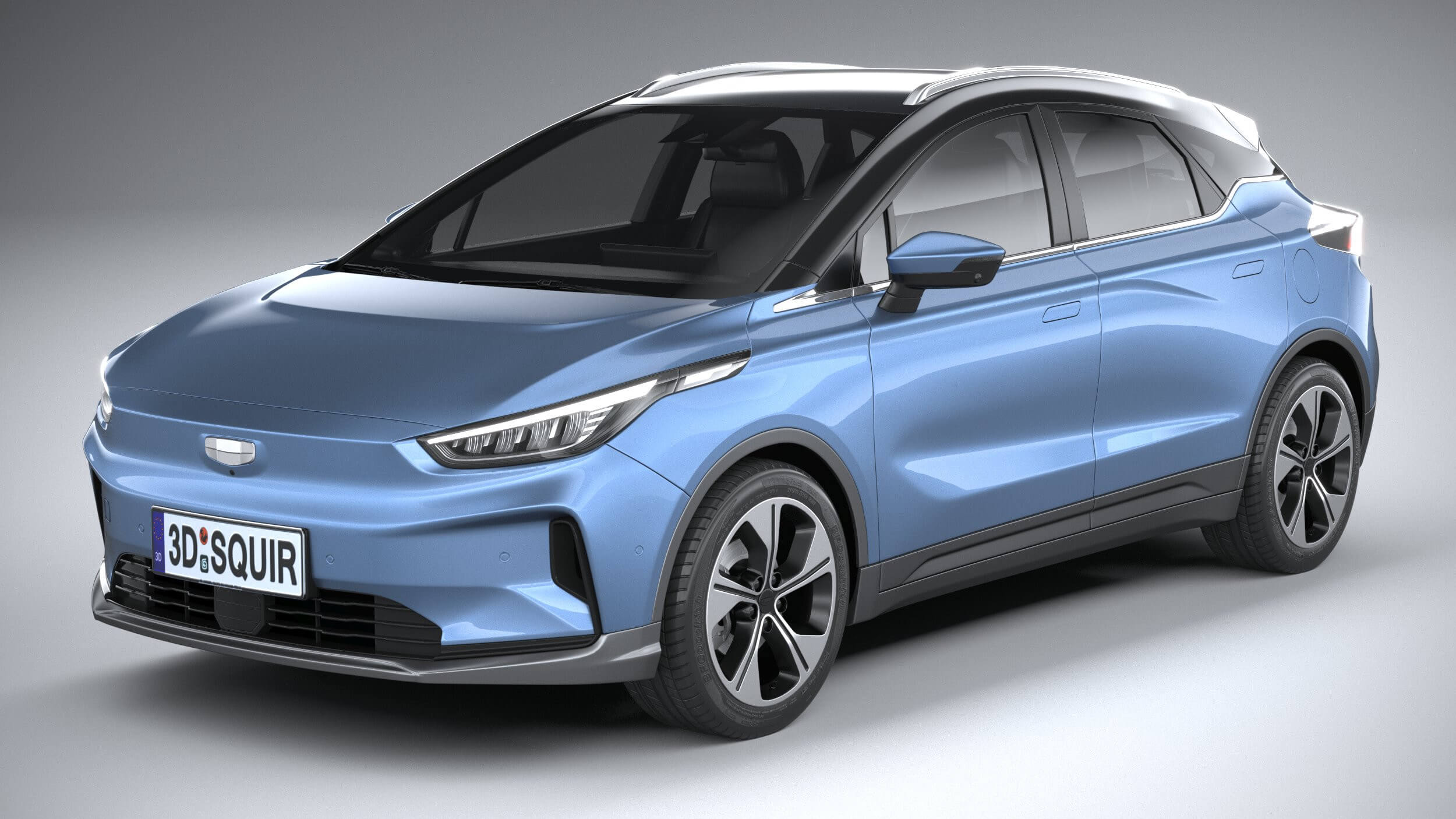 Geely Geometry C 2024 - 3D Model by SQUIR