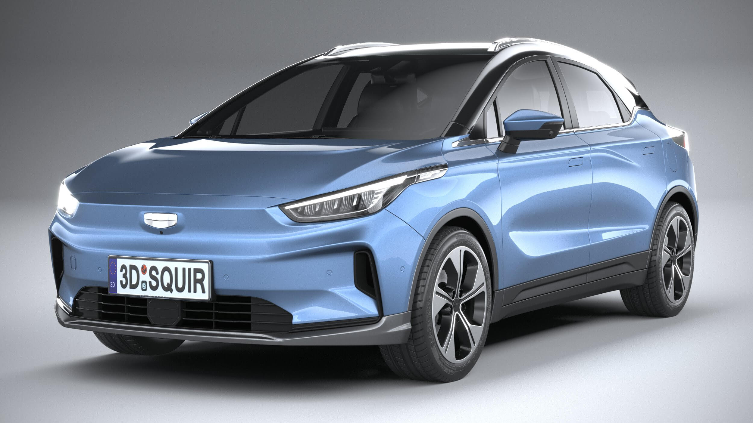 Geely Geometry C 2024 - 3D Model by SQUIR