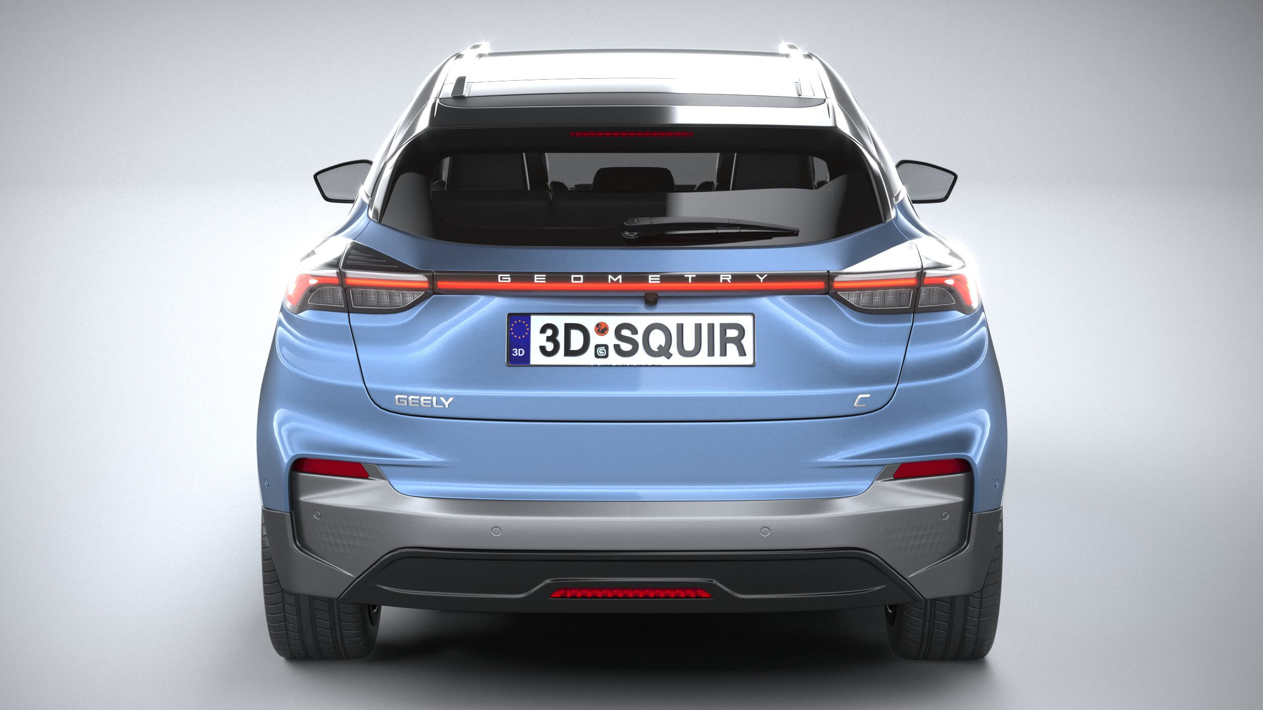 Geely Geometry C 2024 - 3D Model by SQUIR