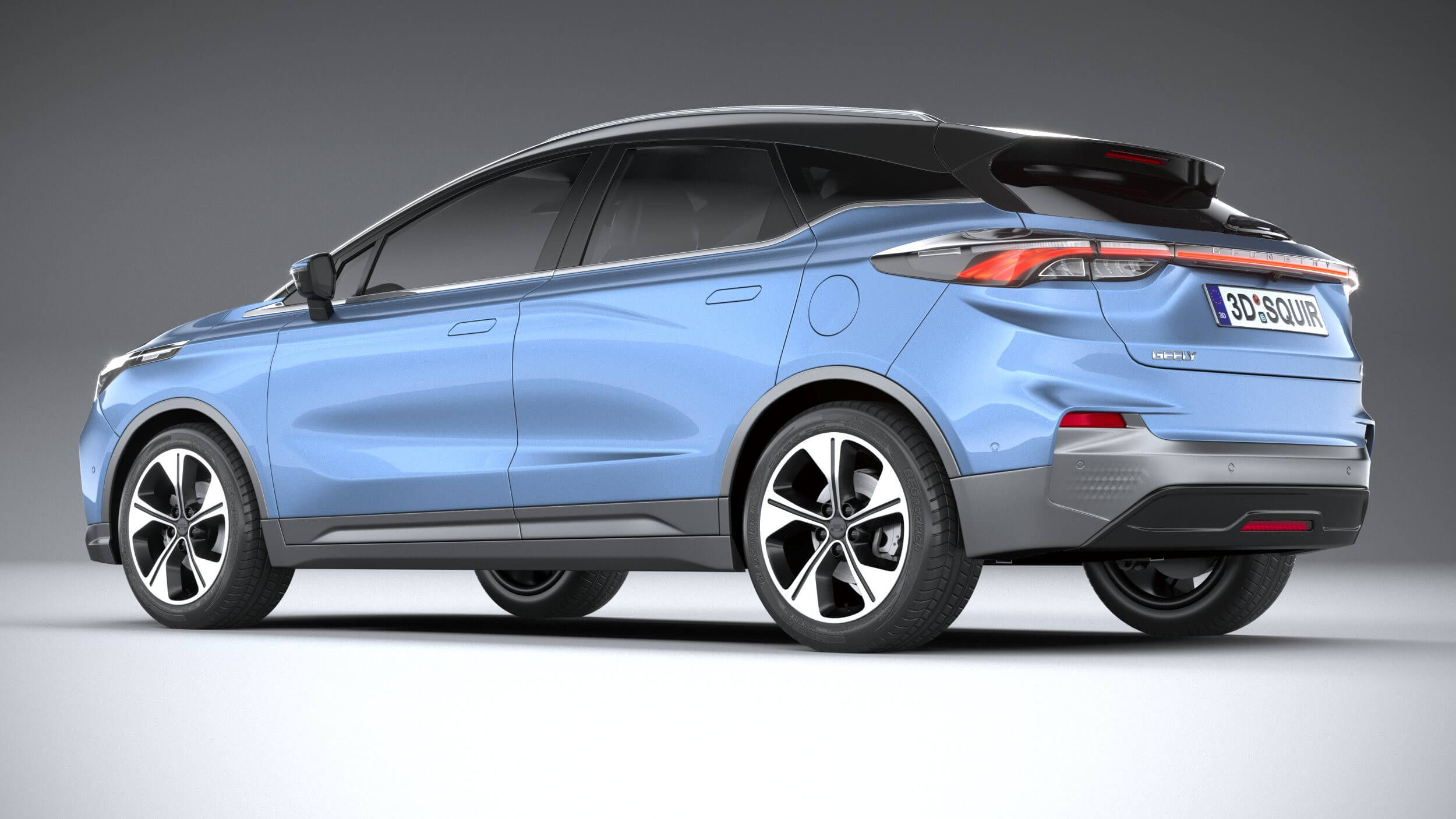 Geely Geometry C 2024 - 3D Model by SQUIR