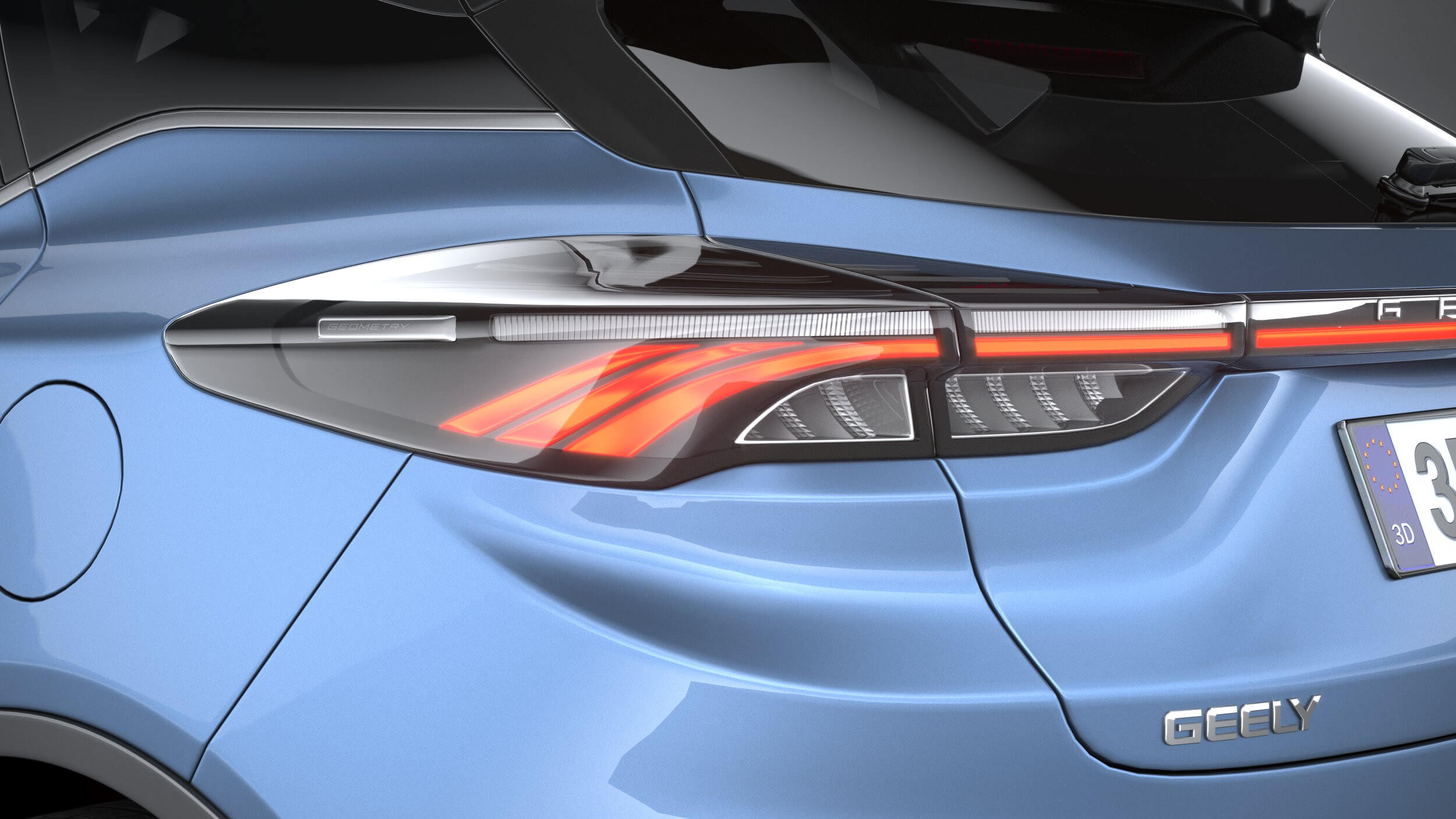 Geely Geometry C 2024 - 3D Model by SQUIR