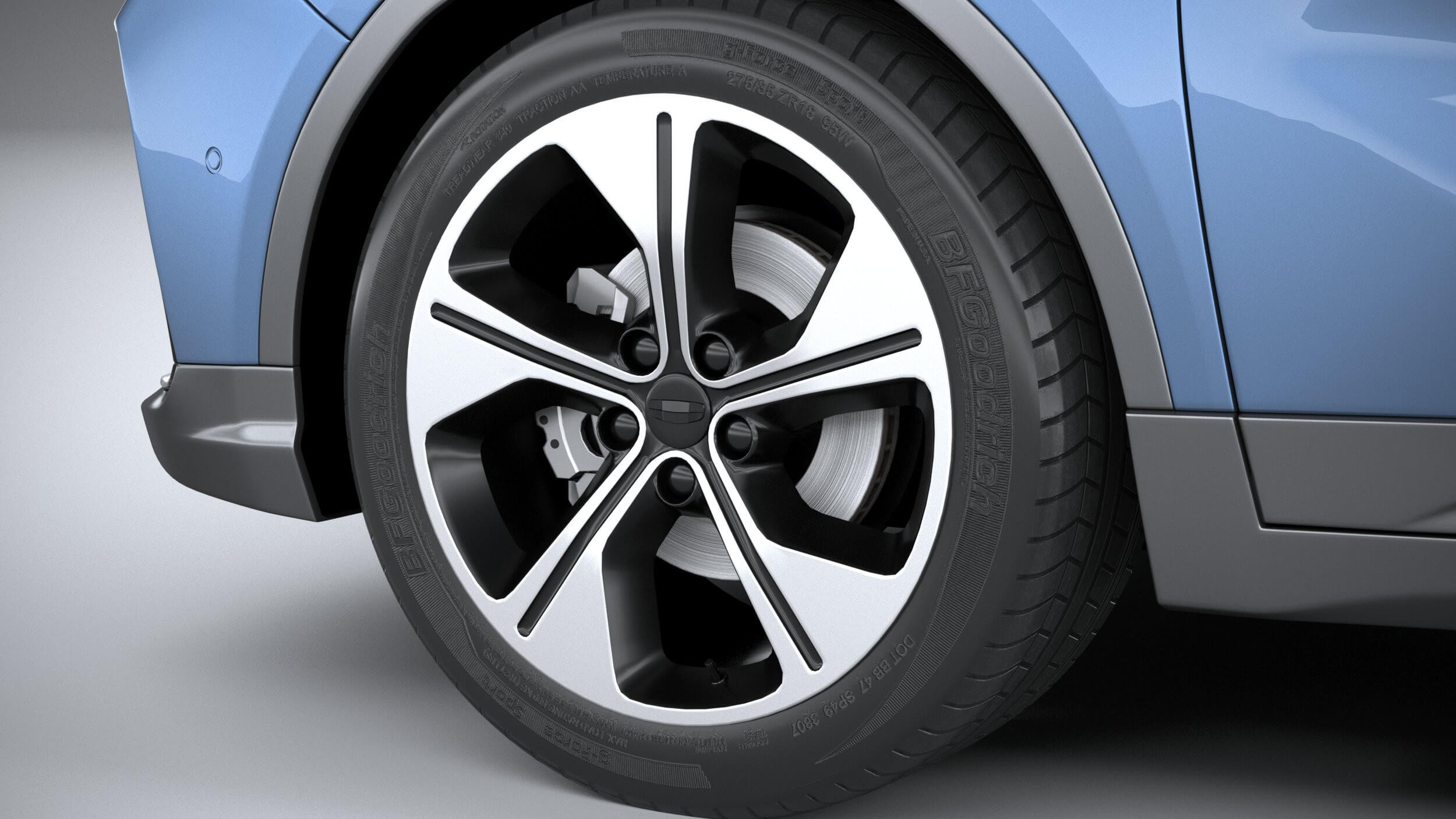 Geely Geometry C 2024 - 3D Model by SQUIR