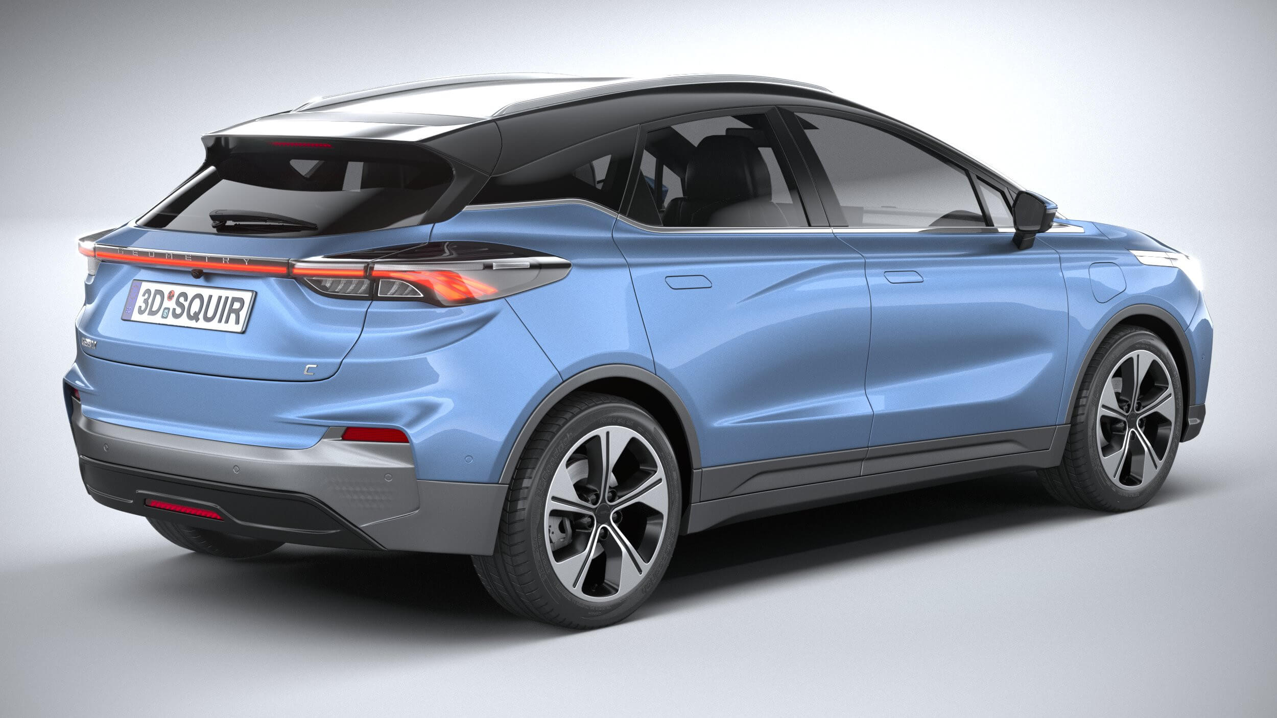Geely Geometry C 2024 - 3D Model by SQUIR