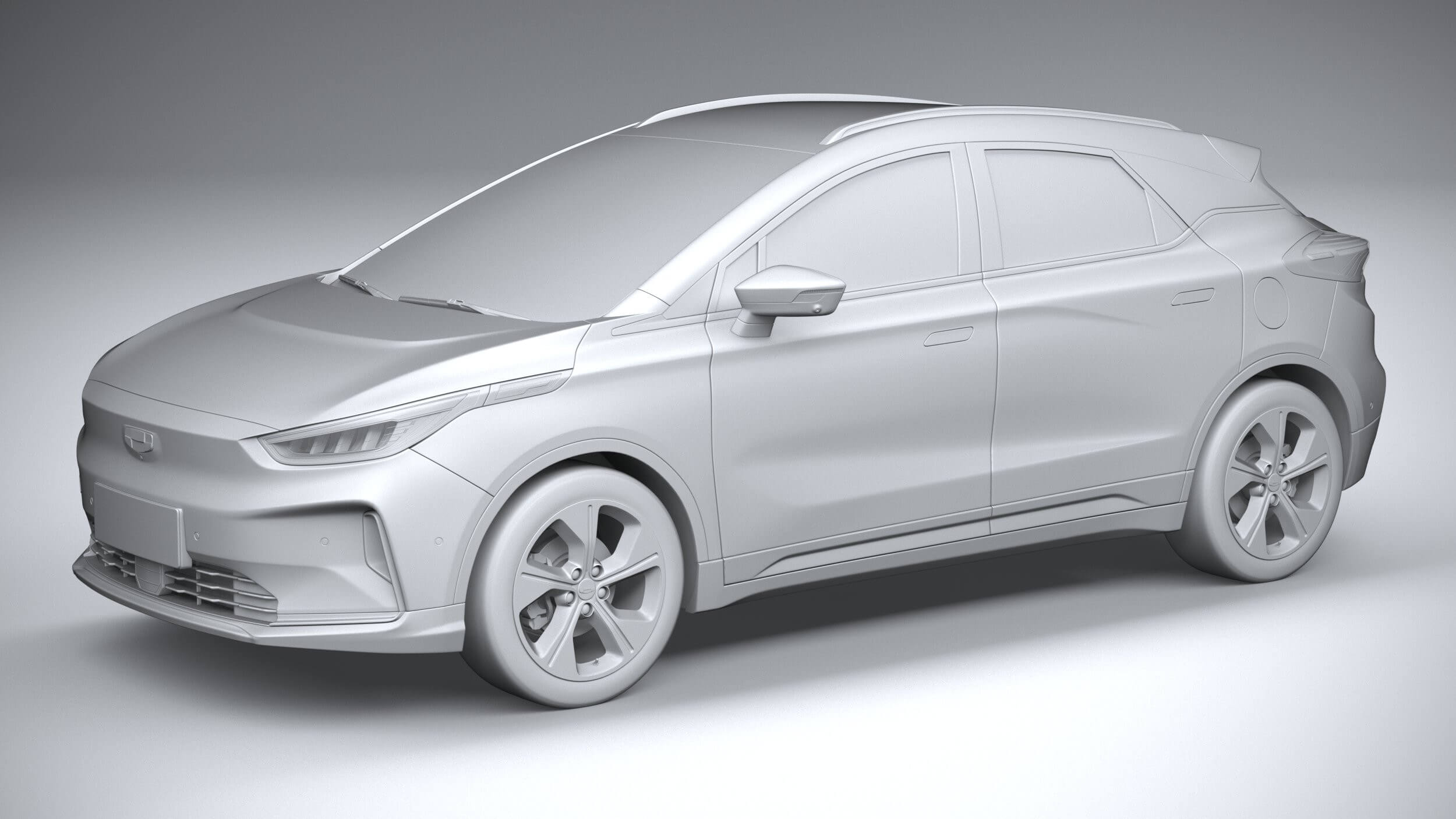 Geely Geometry C 2024 - 3D Model by SQUIR