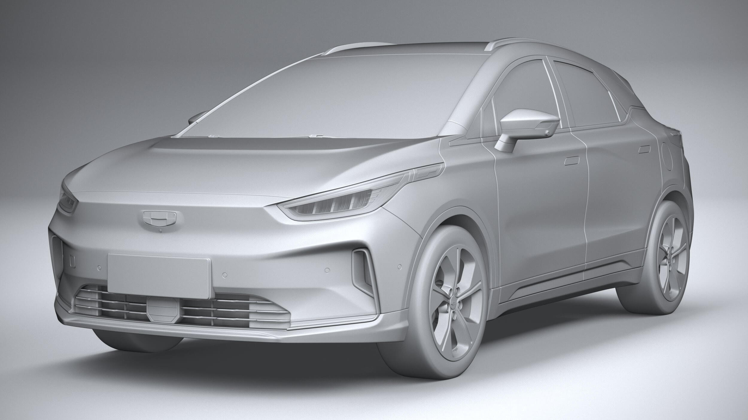 Geely Geometry C 2024 - 3D Model by SQUIR