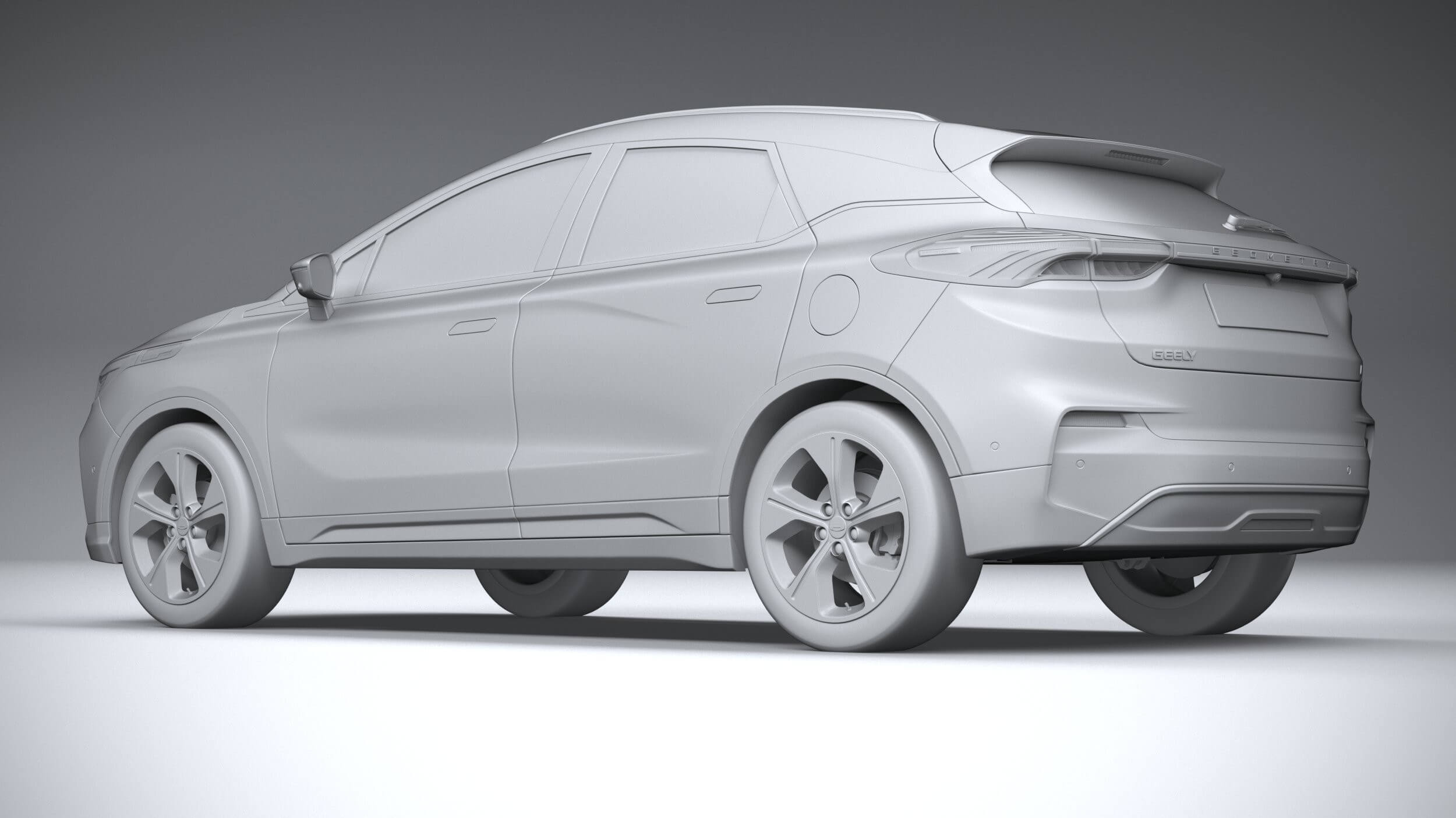 Geely Geometry C 2024 - 3D Model by SQUIR
