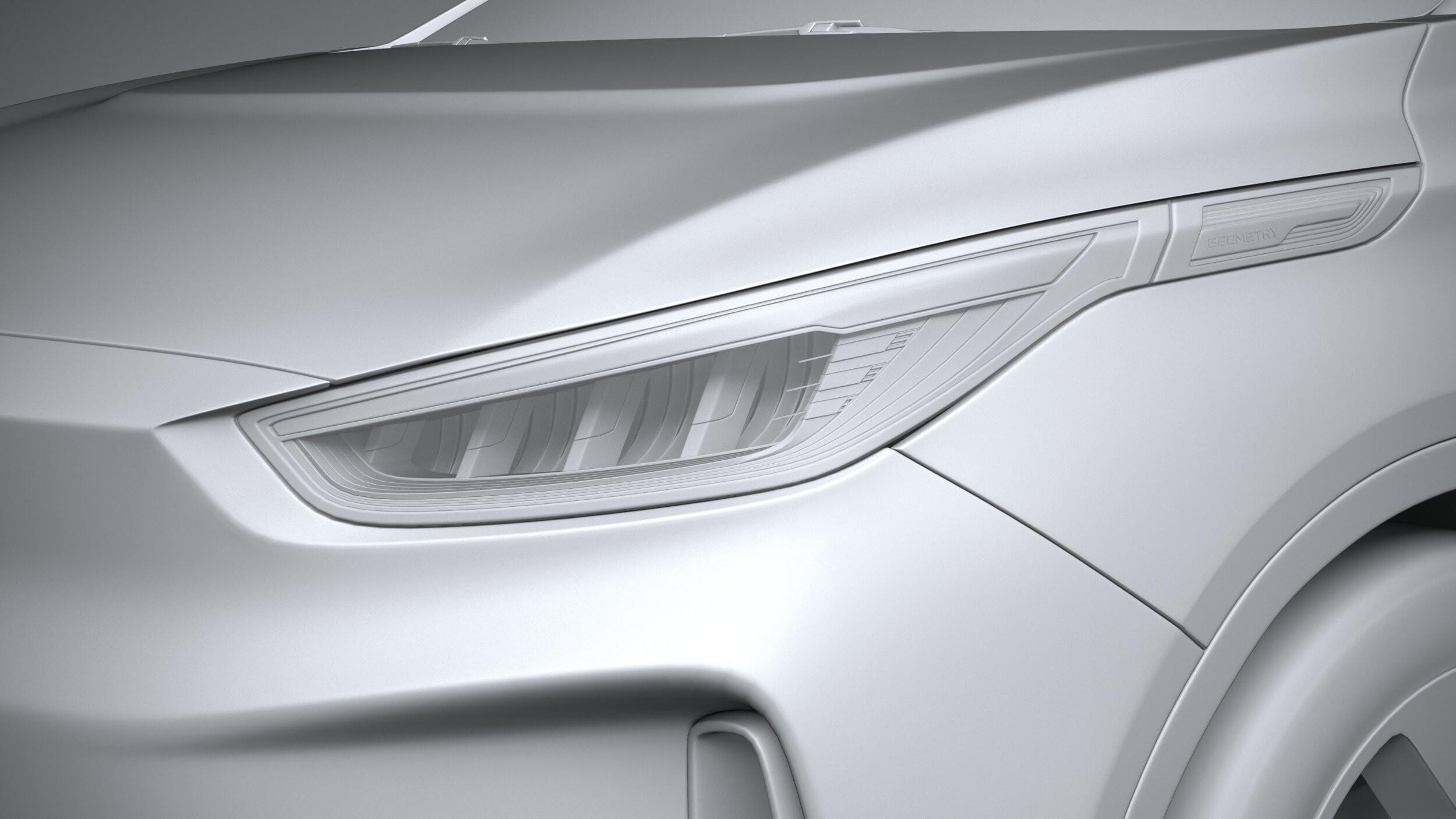 Geely Geometry C 2024 - 3D Model by SQUIR