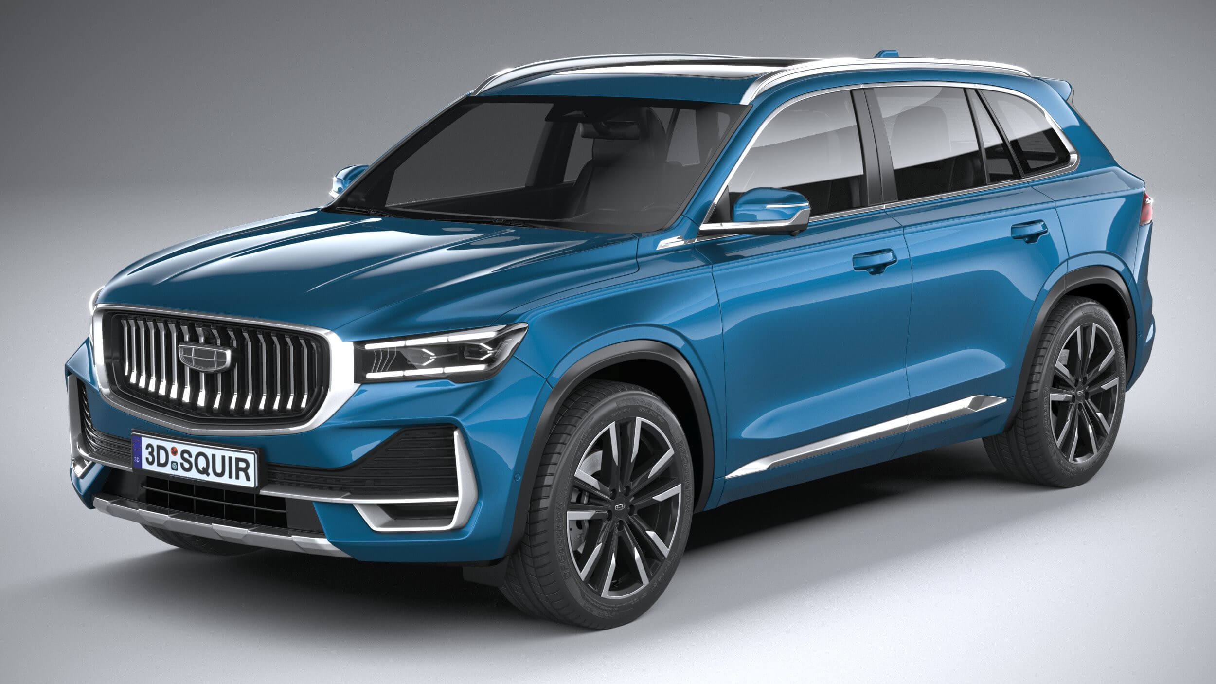 Geely Monjaro 2024 - 3D Model by SQUIR