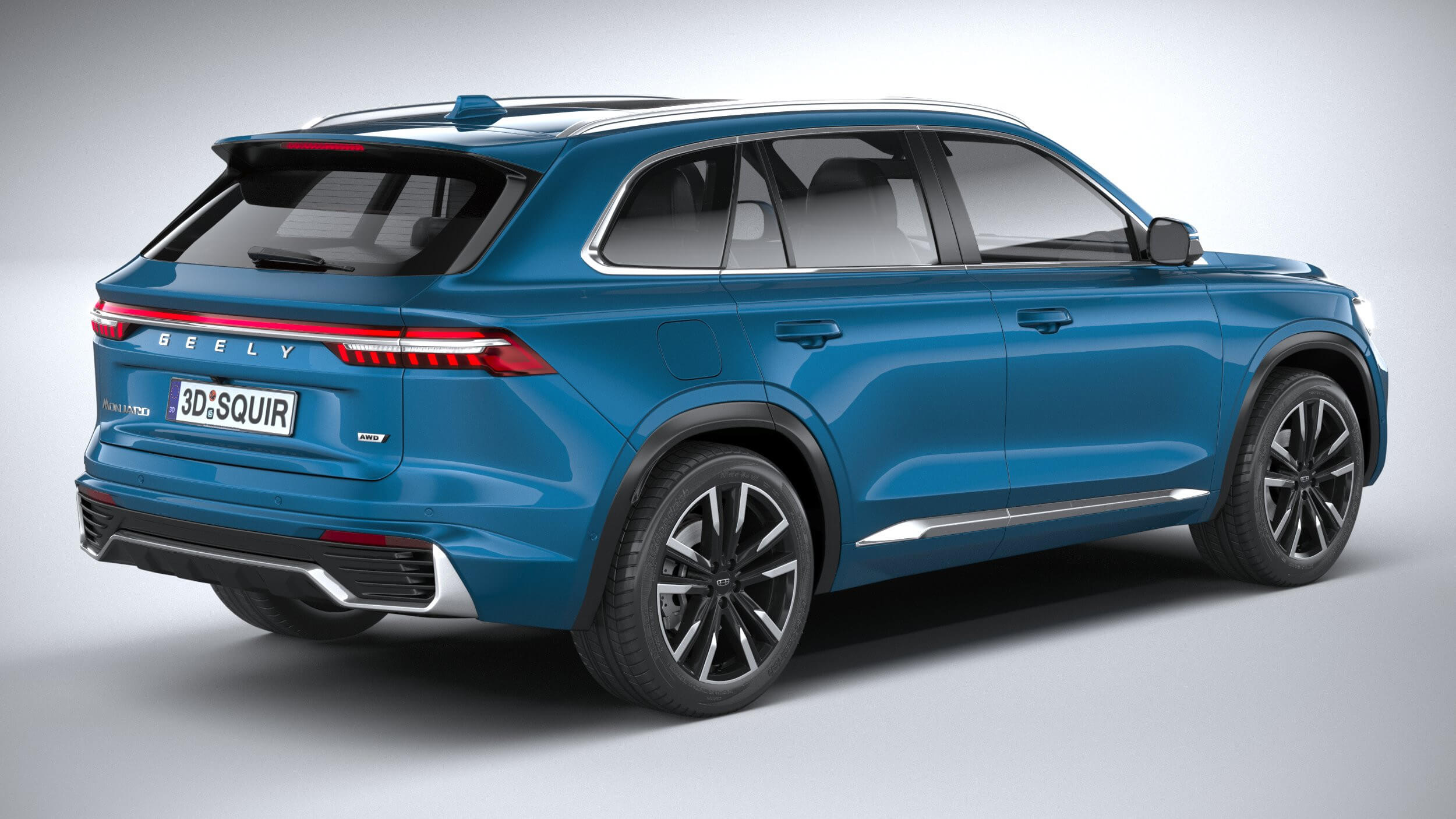 Geely Monjaro 2024 - 3D Model by SQUIR