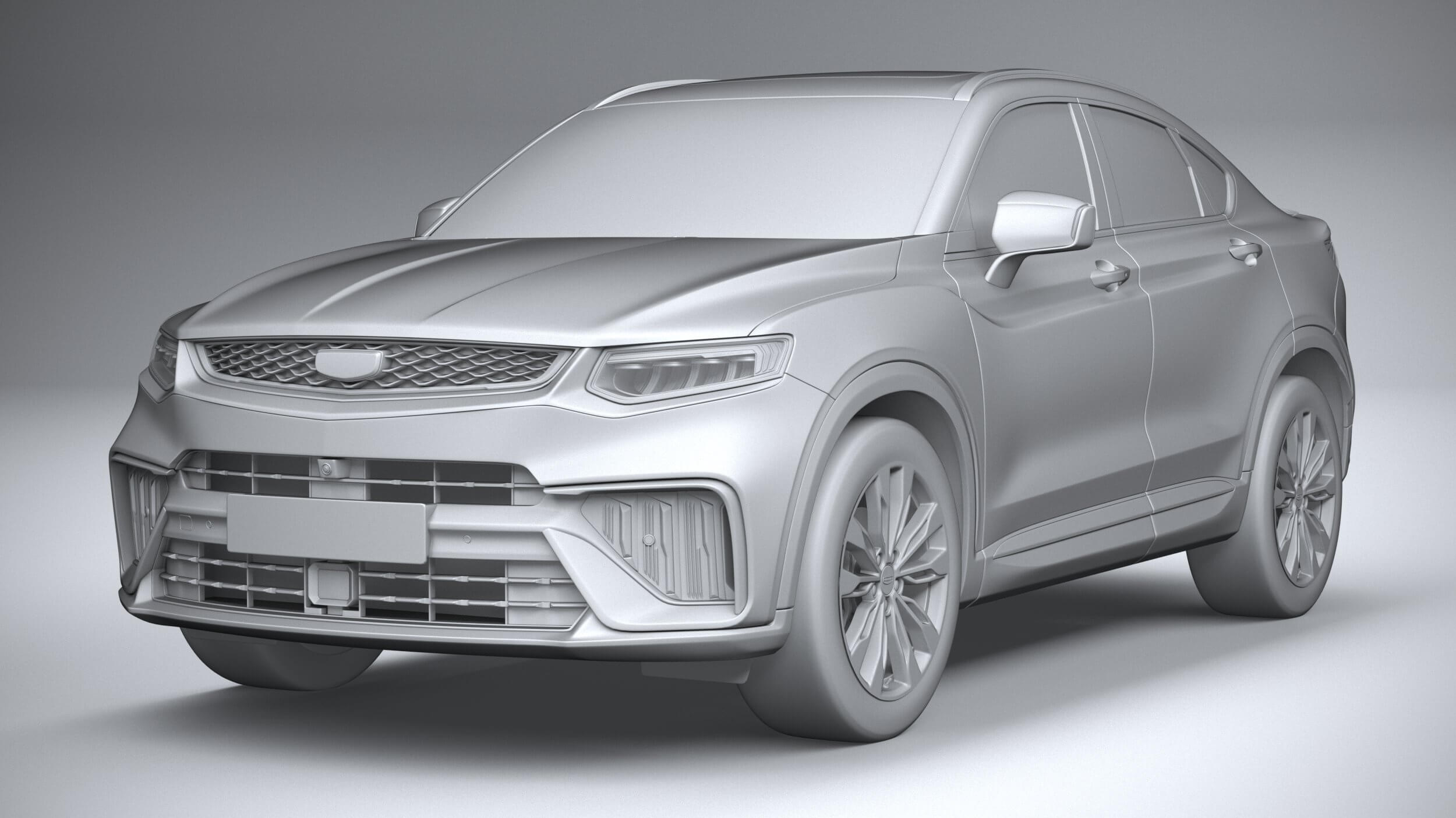 Geely Tugella 2024 - 3D Model by SQUIR