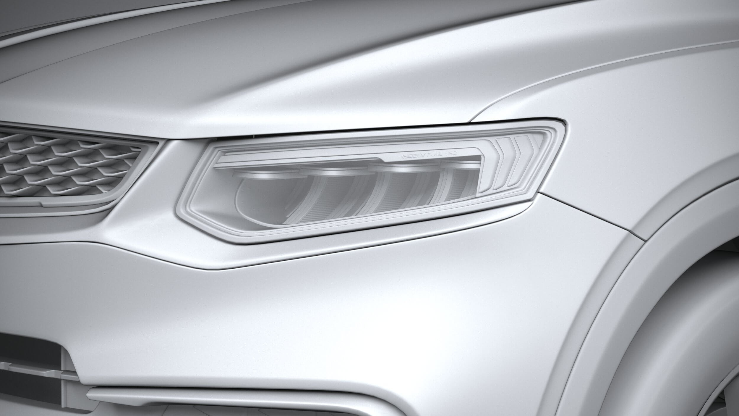 Geely Tugella 2024 - 3D Model by SQUIR