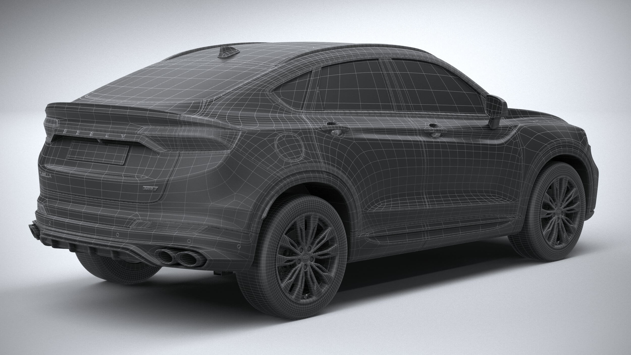 Geely Tugella 2024 - 3D Model by SQUIR