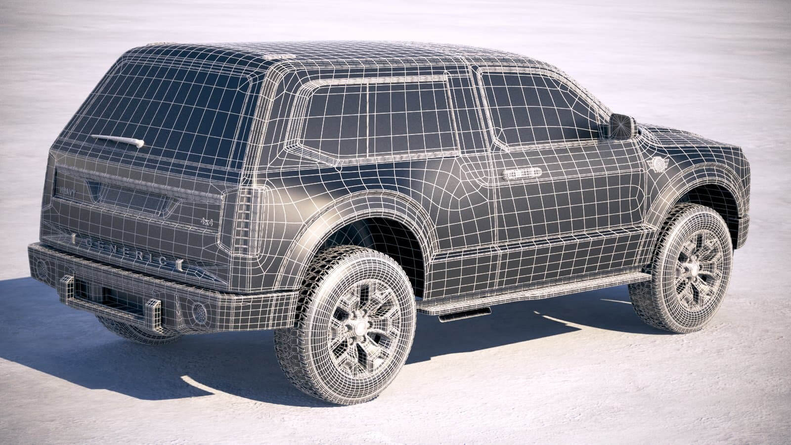 Generic 4x4 2018 - 3D Model by SQUIR