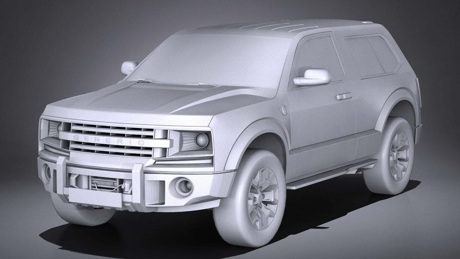 Generic 4x4 2018 - 3D Model by SQUIR